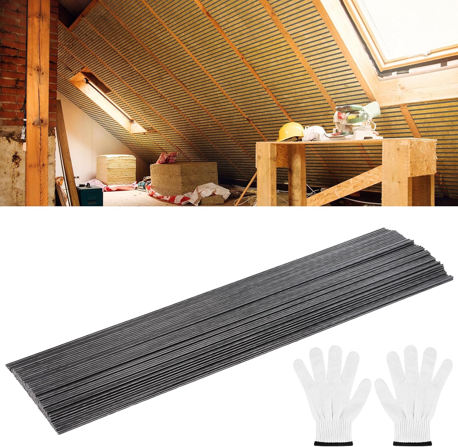 TLY 180 Pcs Insulation Support Wire - 16 Inch, 0.08 Inch Thick Premium ...