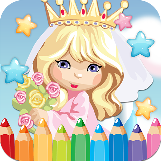 Princess Paint Draw Coloring - Cute Caricature Art Ideas for Kids - App ...