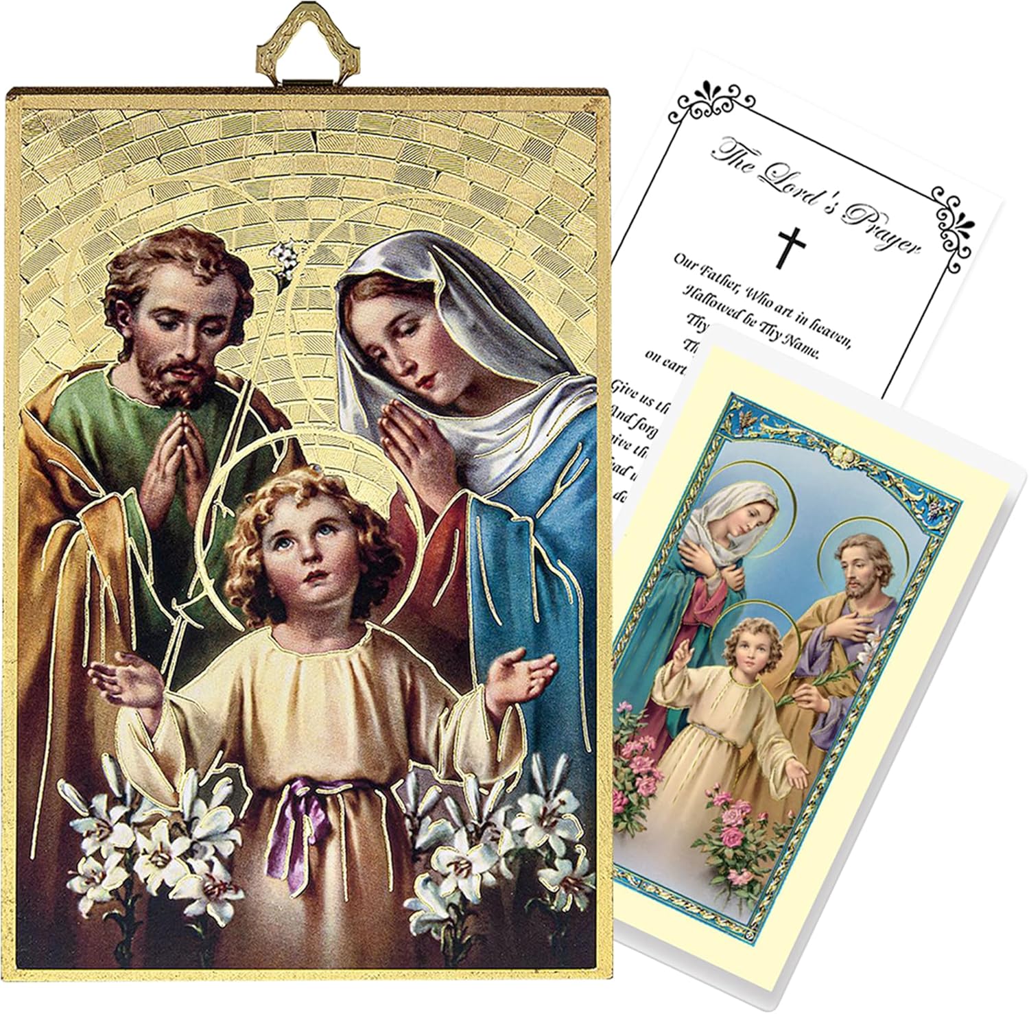 Holy Family Picture Catholic Plaque - Laminated Philippines | Ubuy