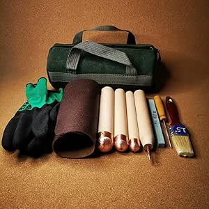 Amazon.com: ARCVOX DIY Stone Age Toolkit Copper Boppers, Flint Knapping ...