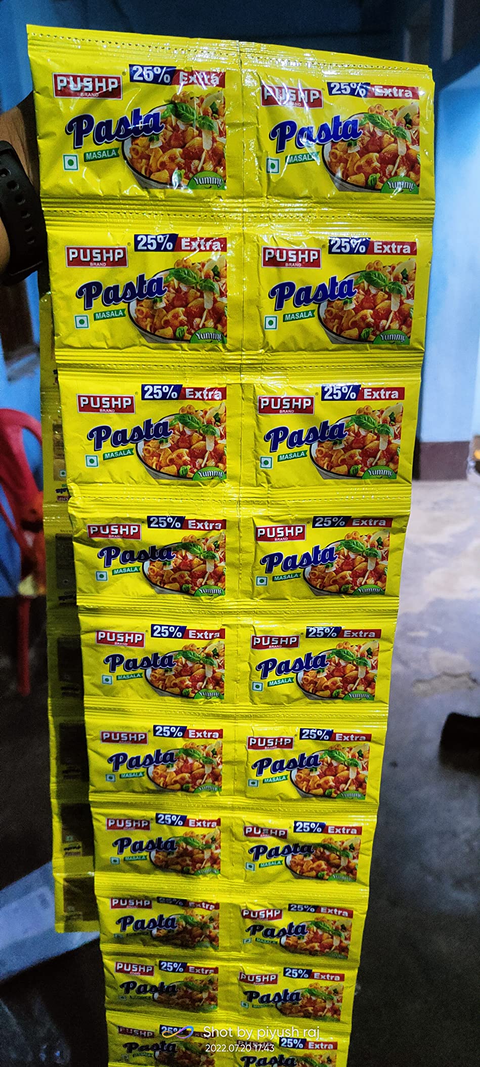 Pushp Brand Pasta Masala (Pack Of 40), 280 Grams : Amazon.in: Grocery ...