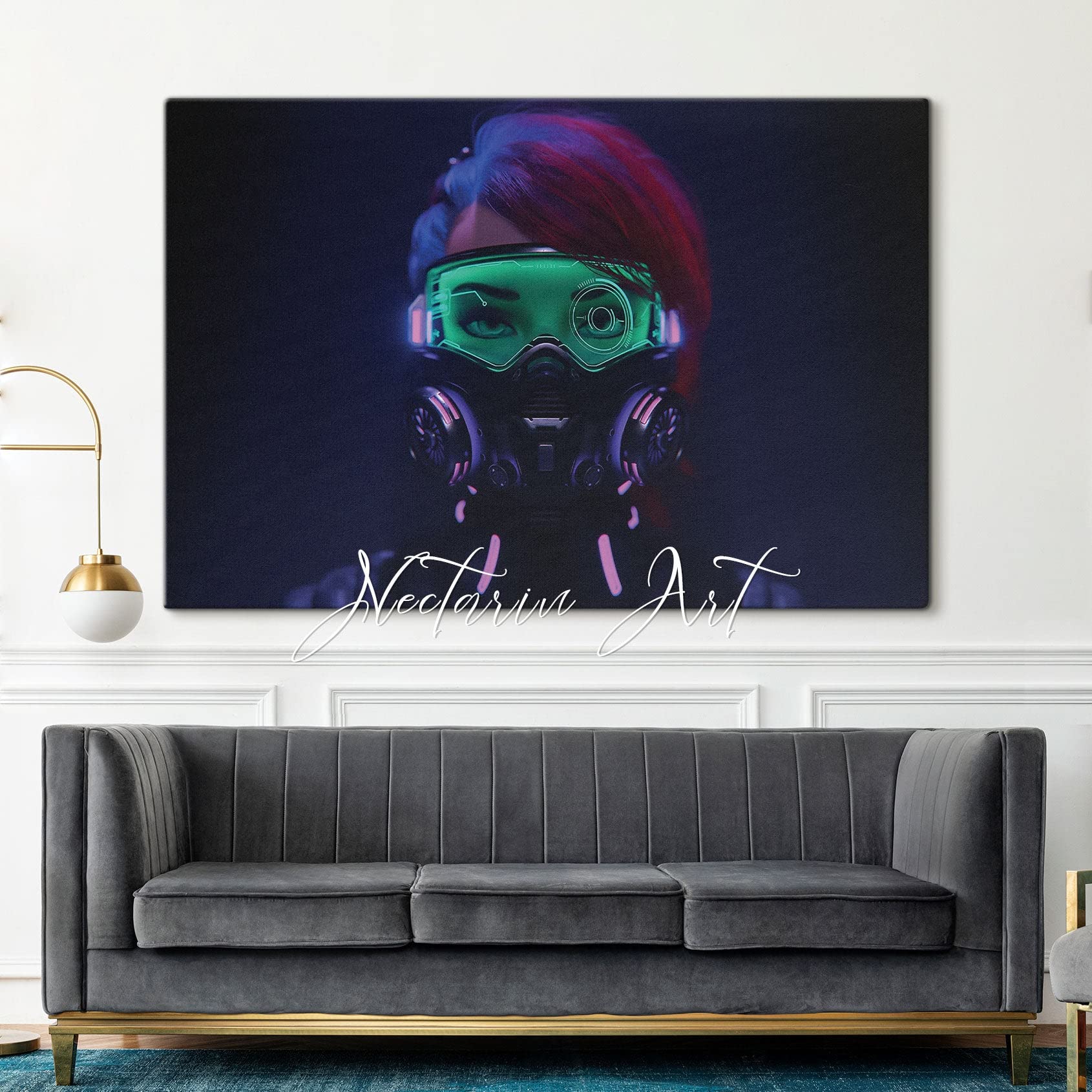 Futuristic Gas Mask