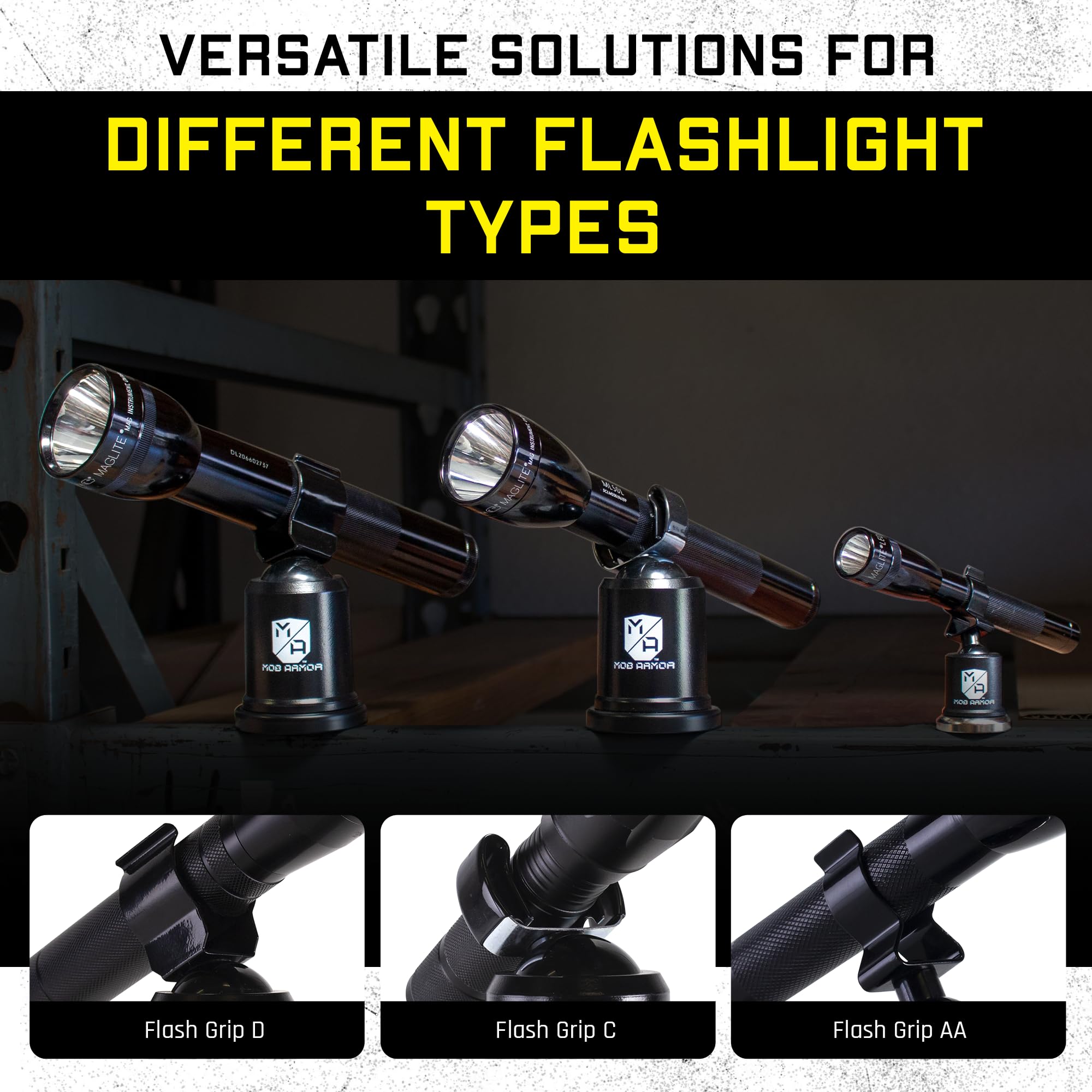 Manual Light Flashlight Grip