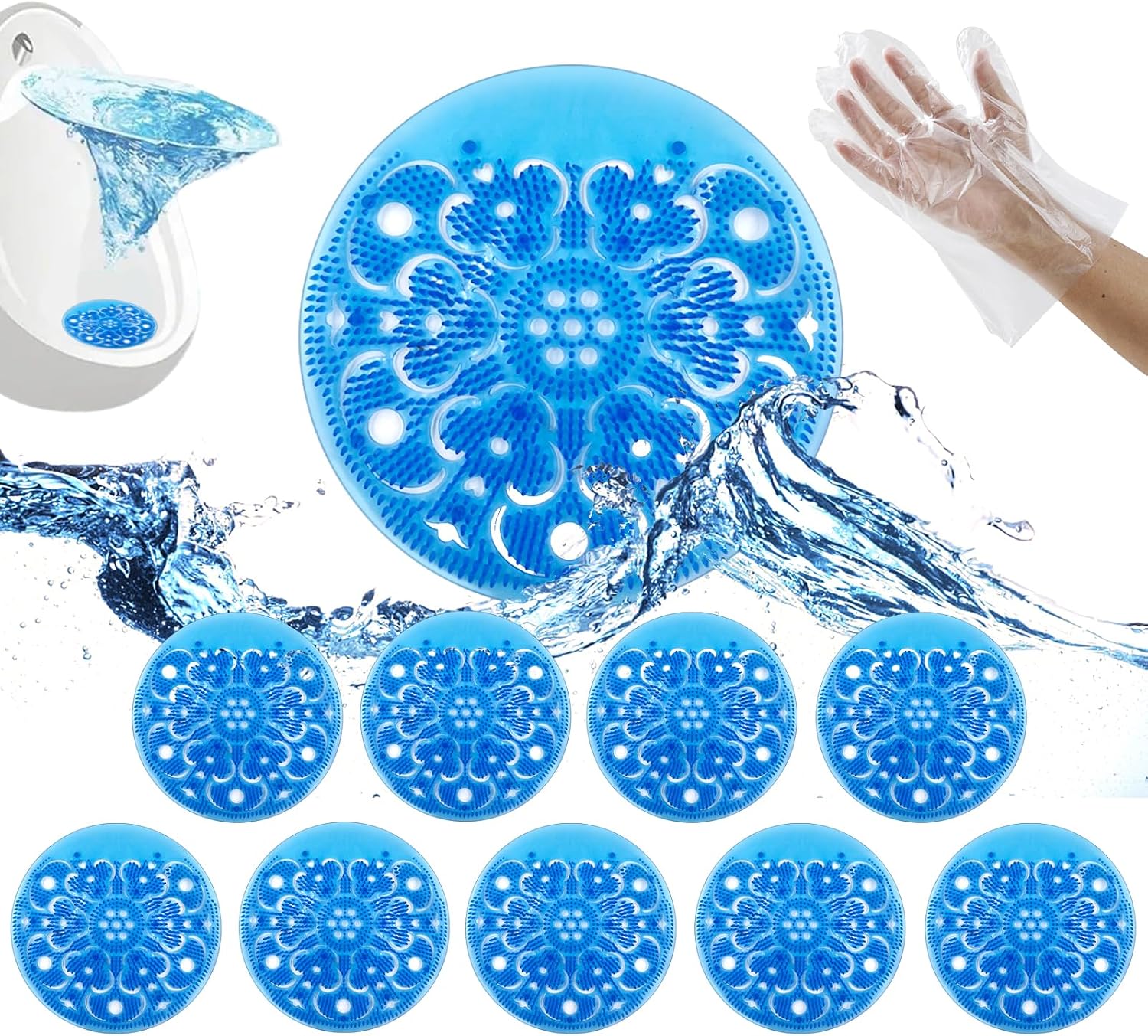 10 Pack Urinal Screens Deodorizer,Anti-Splash Urinal Nepal | Ubuy