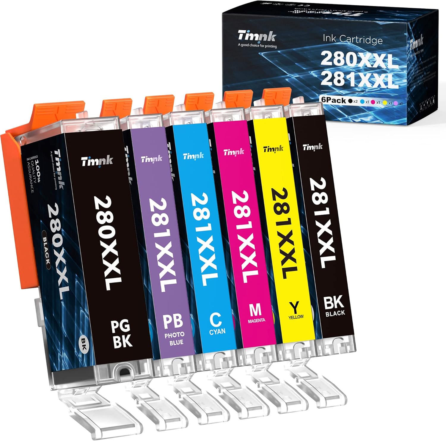 Amazon.com: 【5 Pack】 PGI-280XXL CLI-281XXL Compatible Ink Cartridges ...