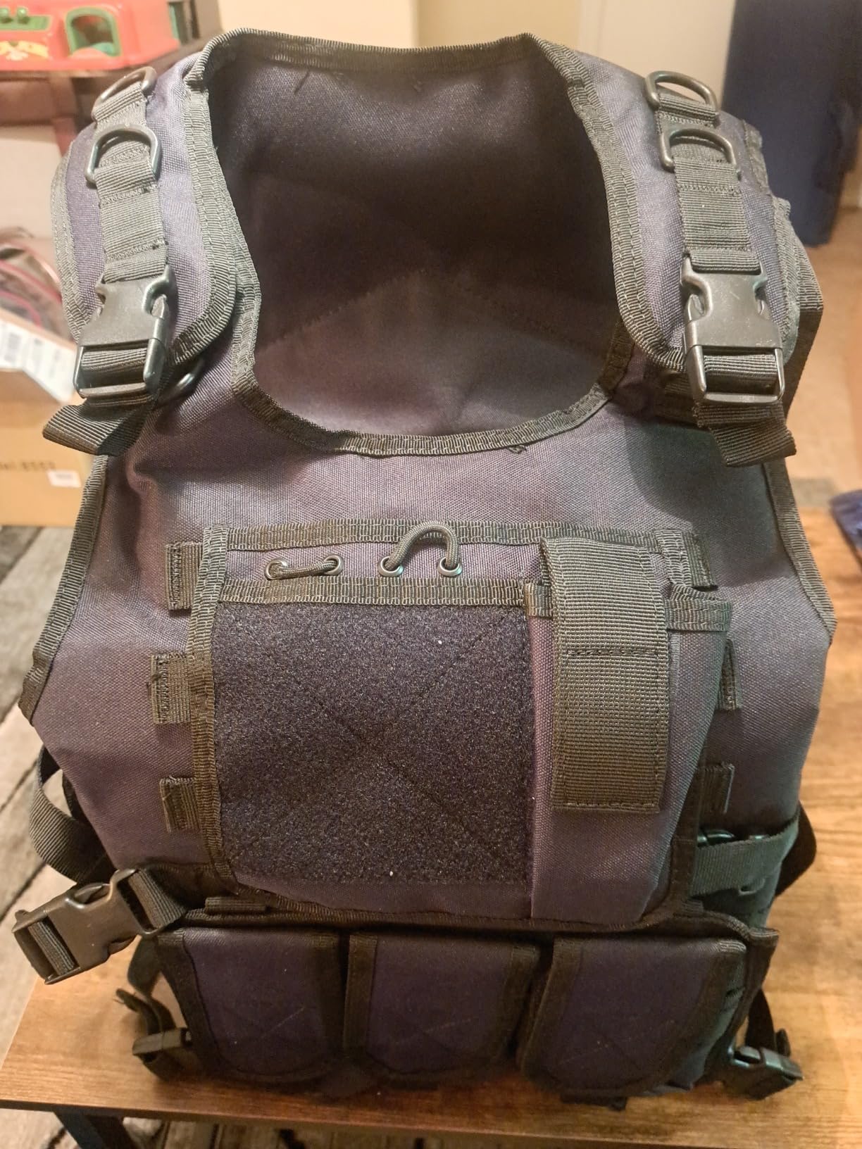 Amazon.com: YAKEDA Tactical Outdoor CS Game Vest (Black, One Size ...