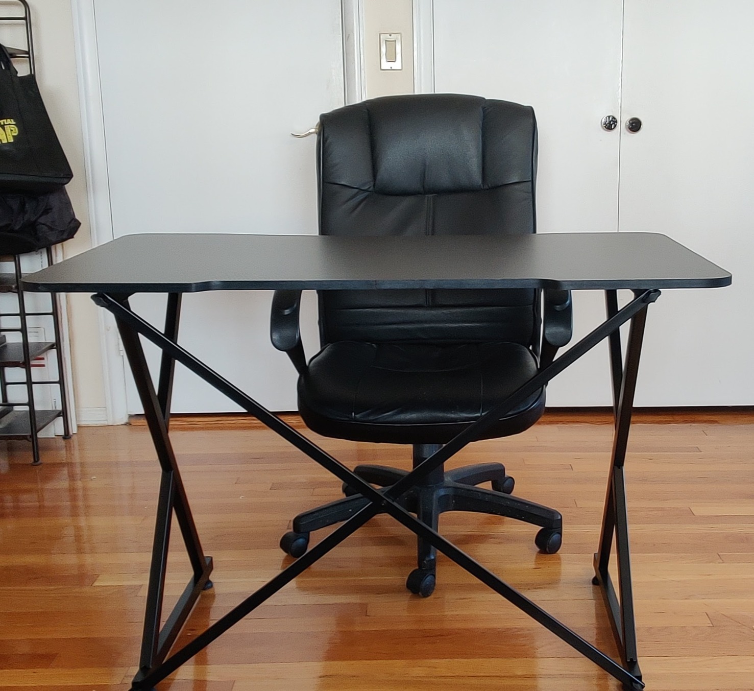 $14/mo - Finance Gaming Desk, 47in Computer Desk T Shaped Gaming Table ...