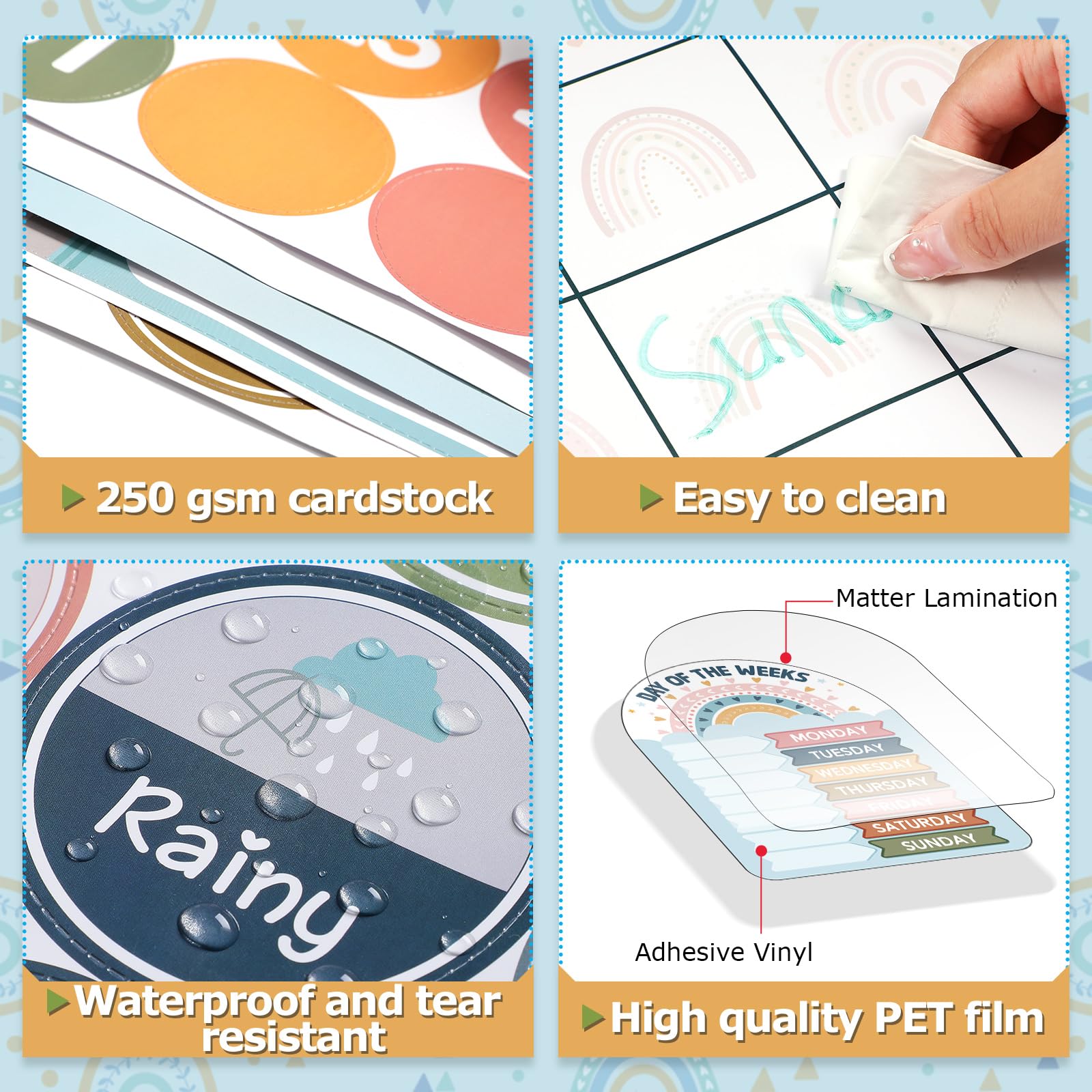 Snapklik.com : Tenare Classroom Calendar Bulletin Board Set Calendar ...