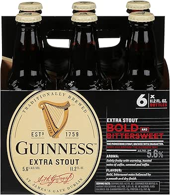 Amazon.com: Guinness 12 oz 6 Pack, Bottles : Grocery & Gourmet Food