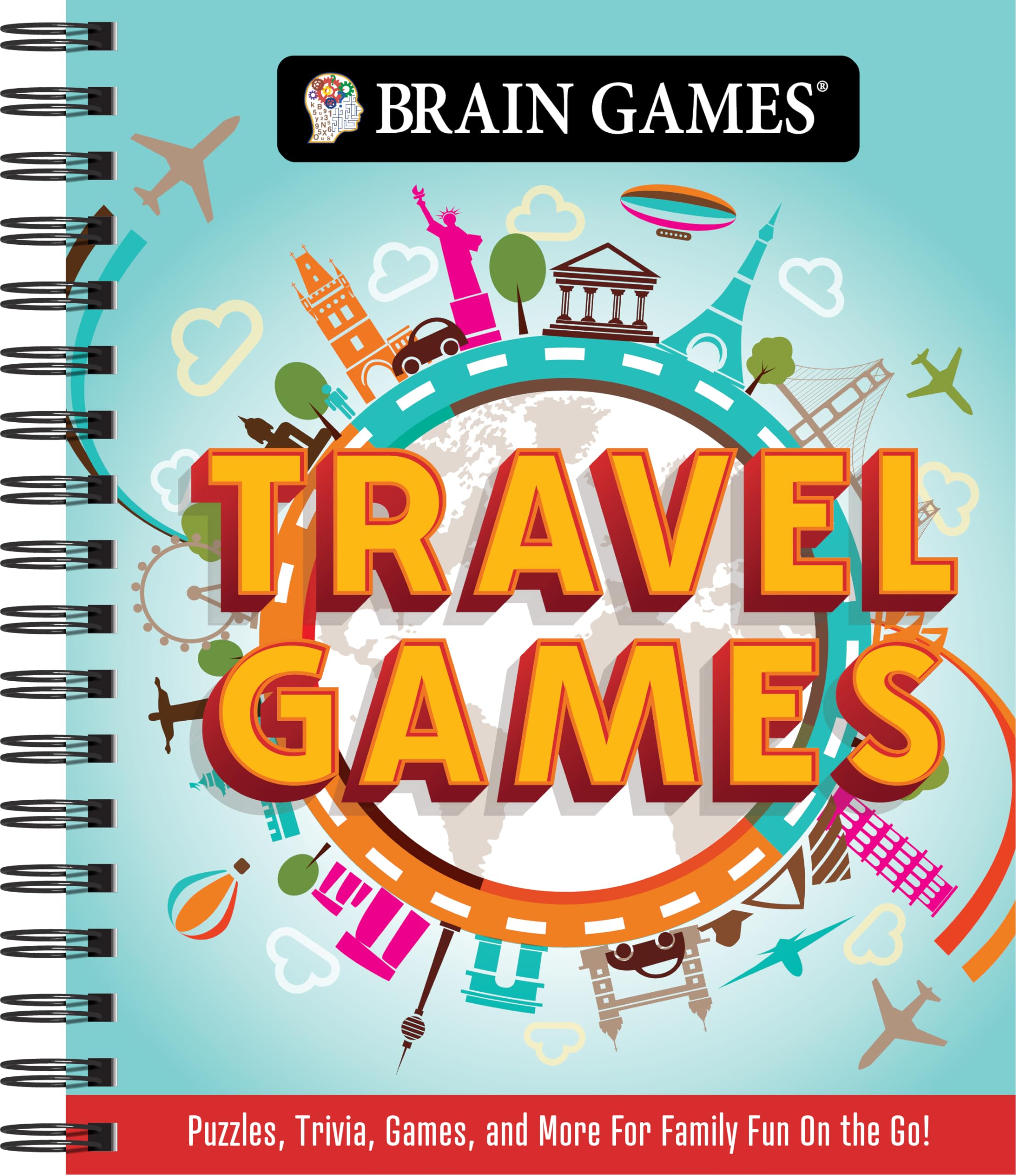 Amazon.com: Brain Games - Travel Games: Puzzles, Trivia, Games, and ...