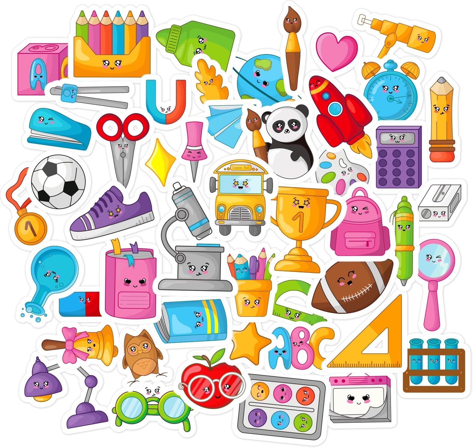 Amazon.com: 50 PCS Math Stickers,Funny Mathematics Stickers for ...