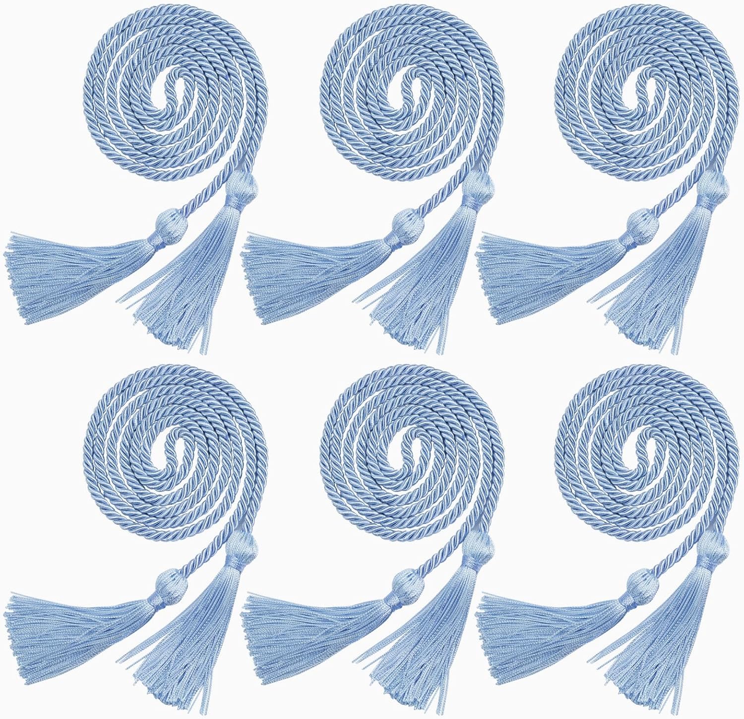Amazon.com: FOIMAS 6pcs Graduation Honor Cord,Blue Graduation Yarn ...