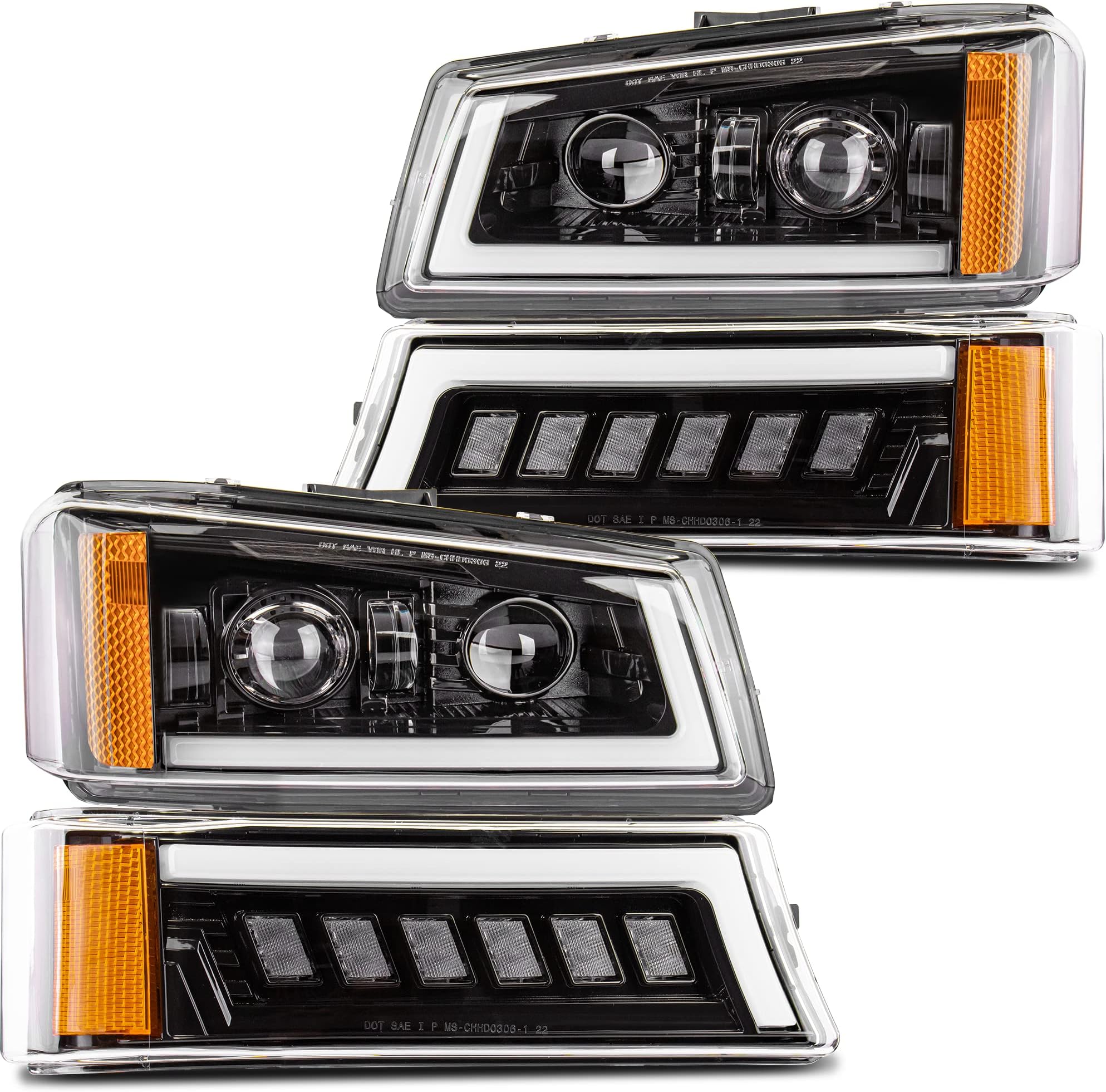 Amazon.com: XPCTD True LED Headlights Assembly, 304pcs LED Beads 1000% ...