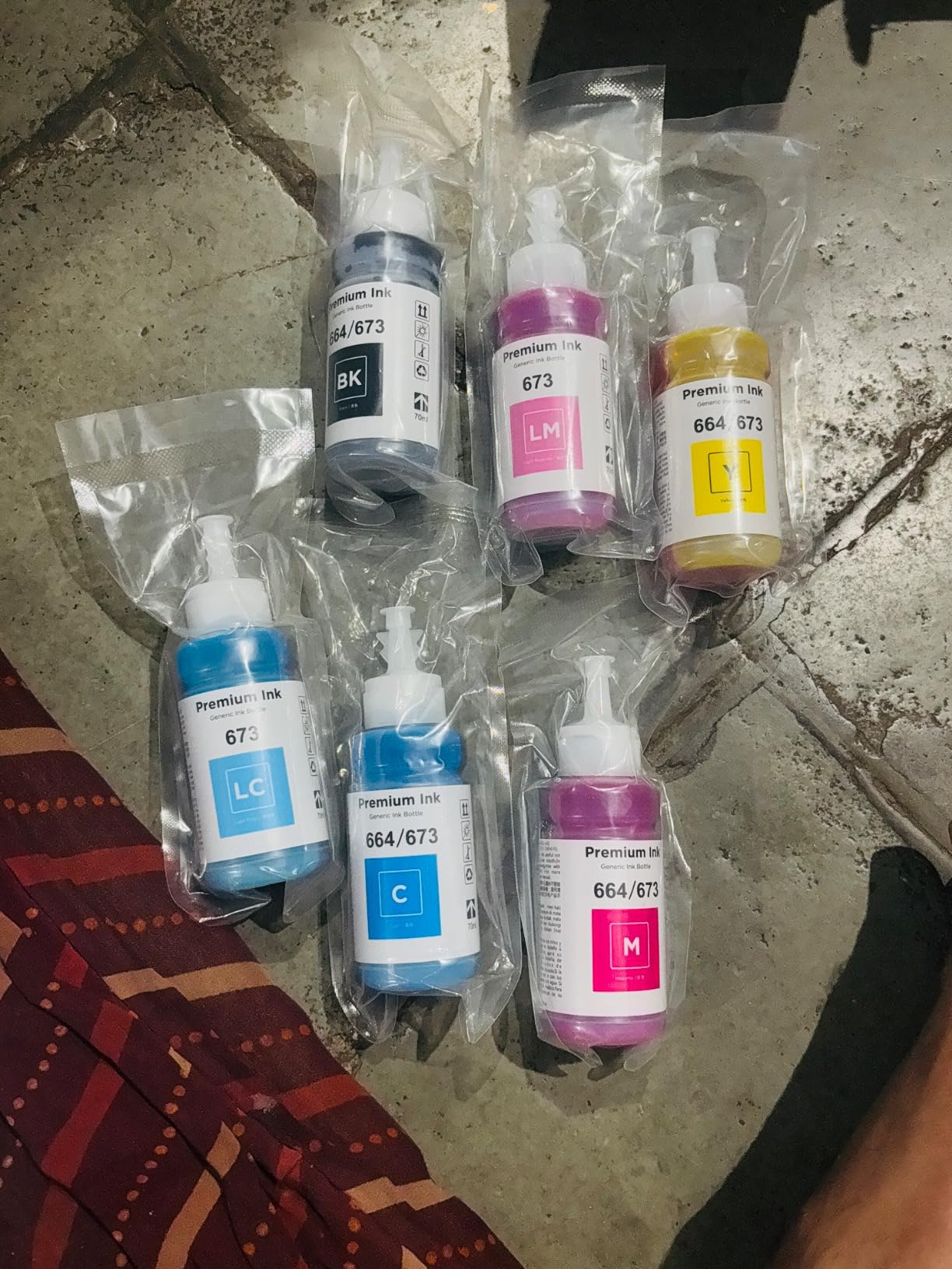 Duplex DTC T673 Compatible Refill Ink for Epson L805, L800, L1800, L810 ...