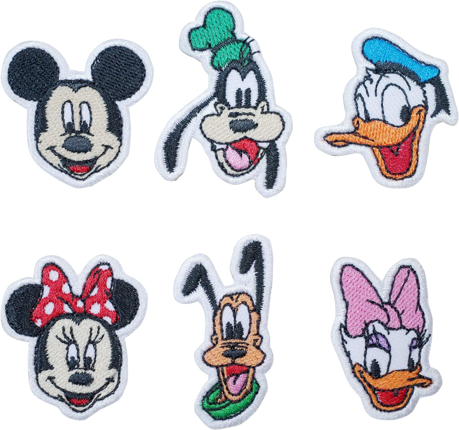 Amazon.com: Mickey Mouse Face Patch Disney Mascot Character Craft ...
