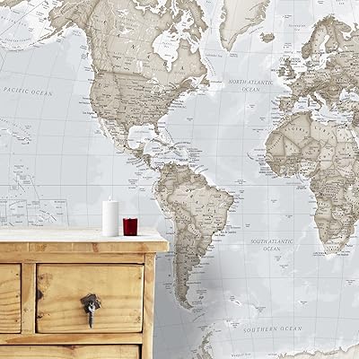 Maps International - Giant World Map Mural - Australia | Ubuy