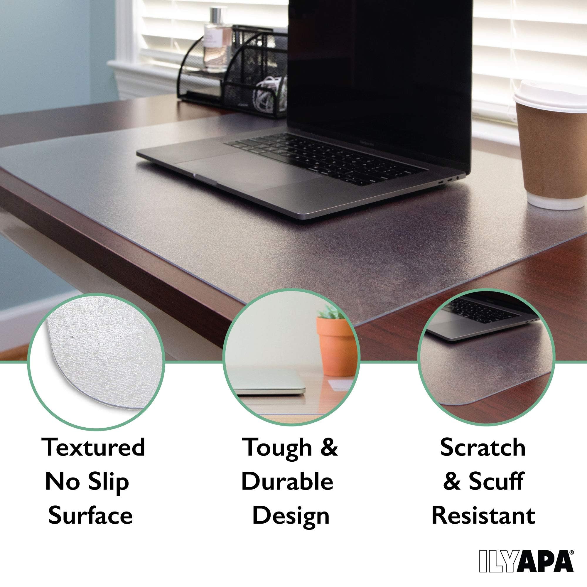 Snapklik.com : Clear Desk Mat - Desktop Blotter Deskmat - Office Table ...