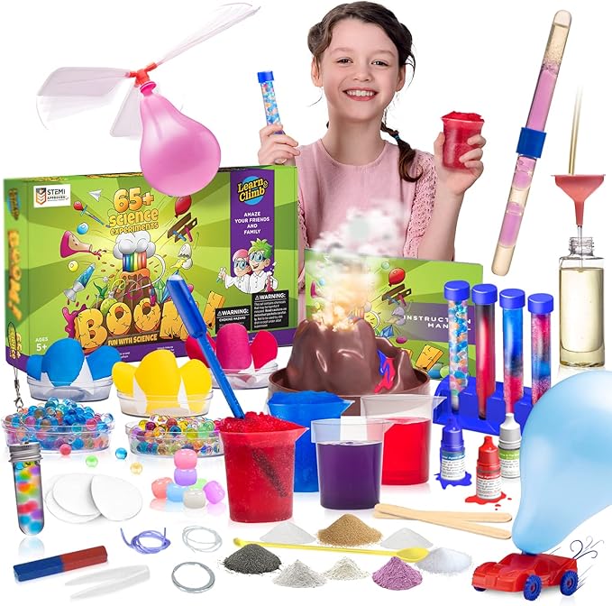 Amazon.com: Kids Science Kit, Over 65+ Experiments, Gift for Kids Ages ...