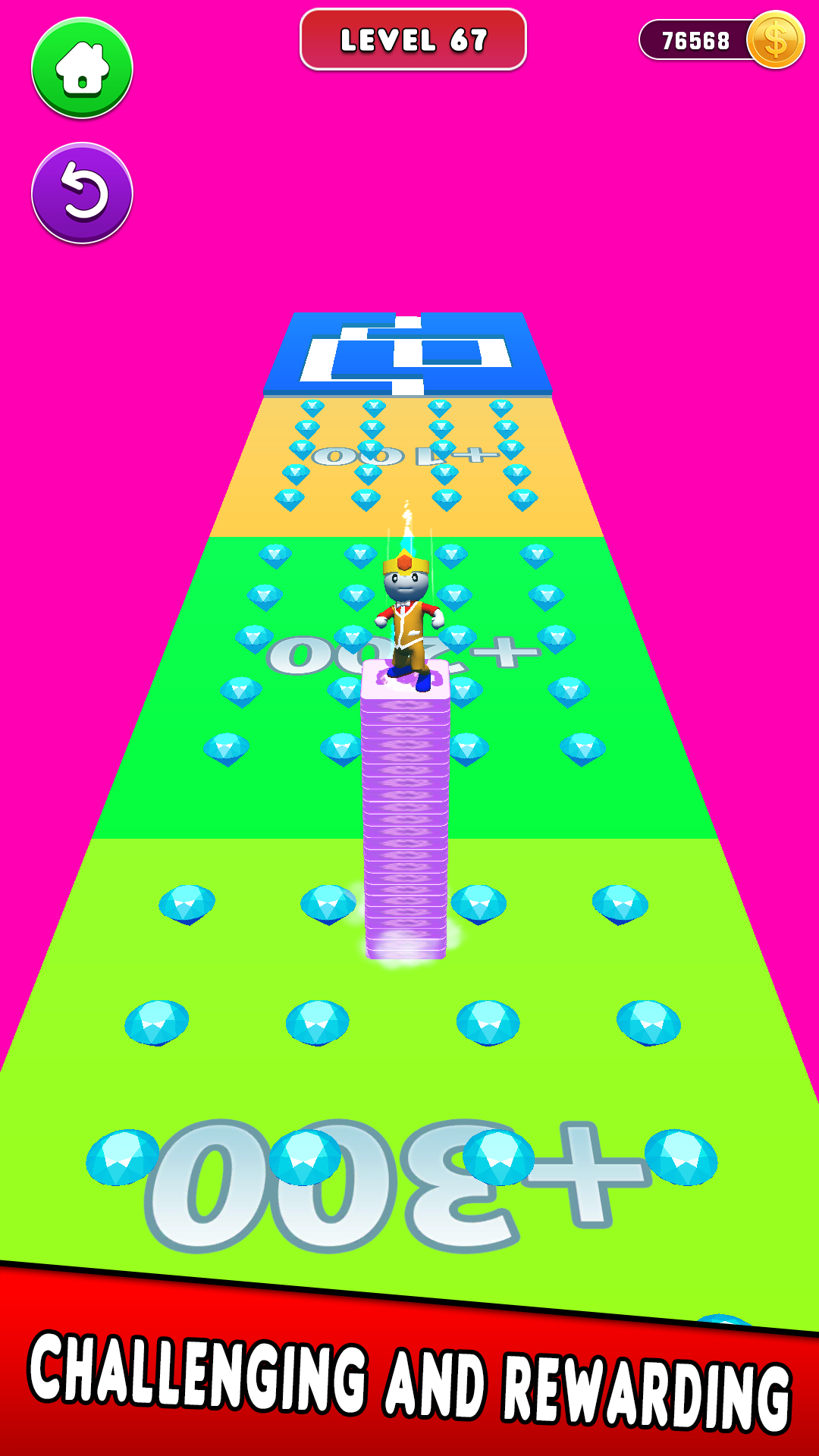 Stacky Donut Cubes Tower Dash Adventure: Stacked Donut Tiles Bridge ...