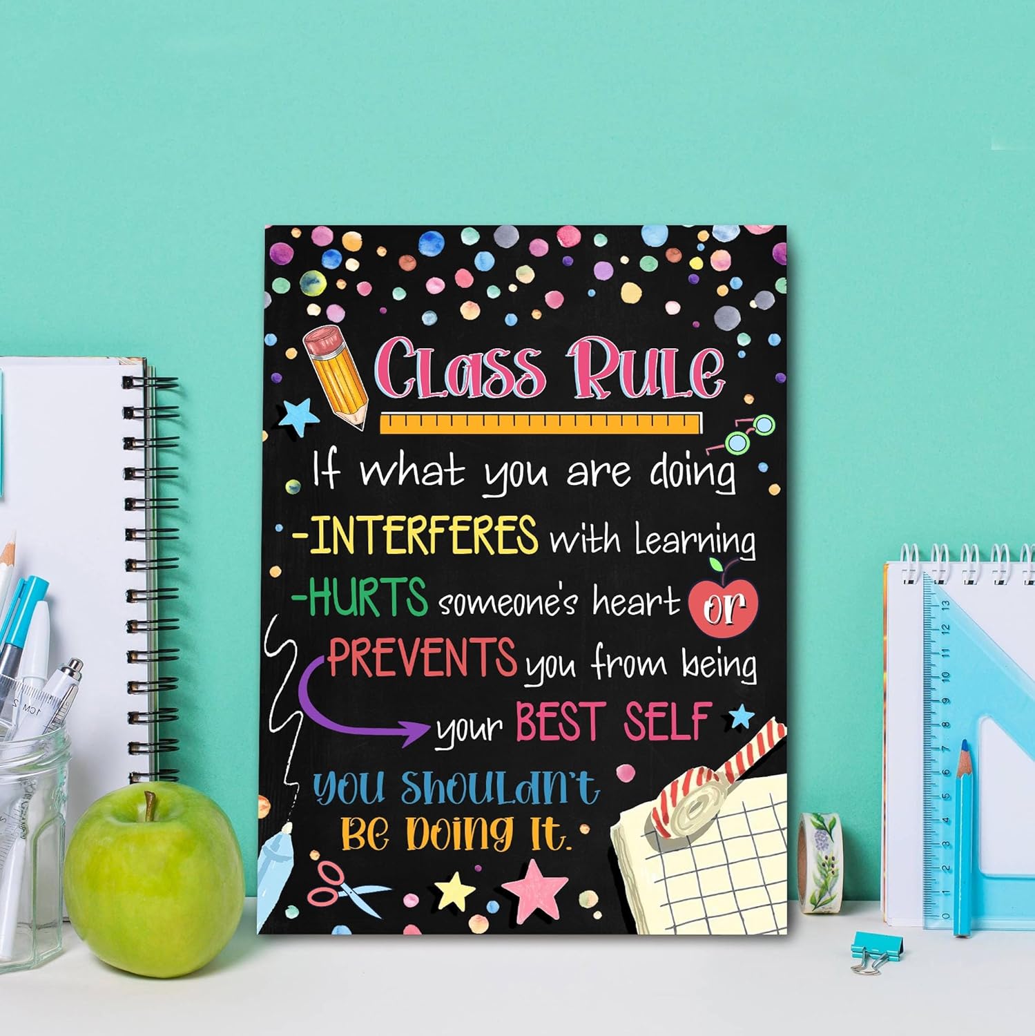 Amazon.com: LovelyGifts99 Classroom Poster If You Are Doing, Class ...