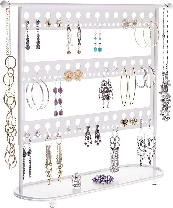 Amazon.com: Earring Holder Stand Big Large Dangle Hoop Earrings Jewelry ...
