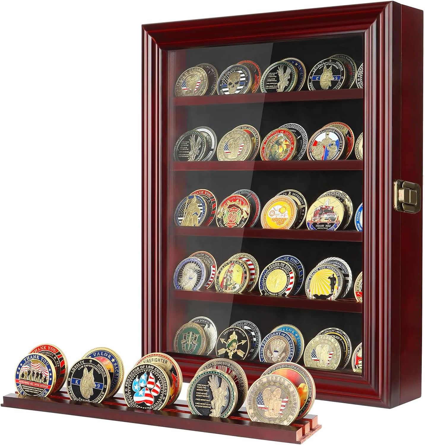 Challenge Coin Wall Display Case, Acrylic Military Challenge Coin ...