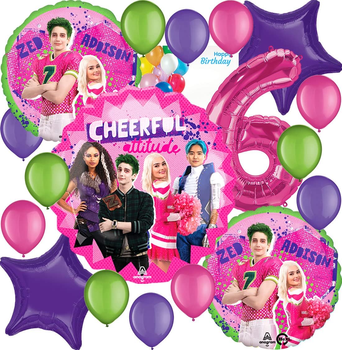 Amazon.com: Mayflower 3 Birthday Party Supplies Balloon Bouquet ...