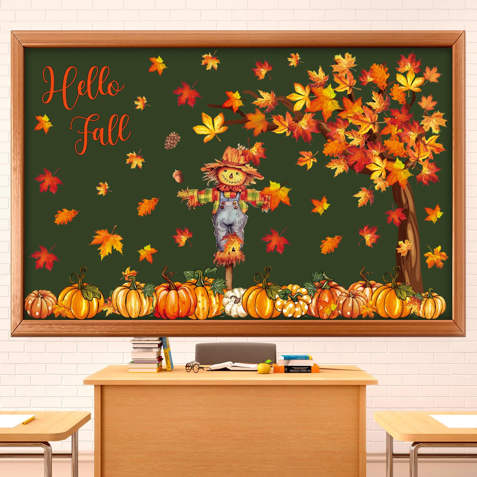 Fall Bulletin Board Hello Kit | Autumn Classroom Decor Printable ...