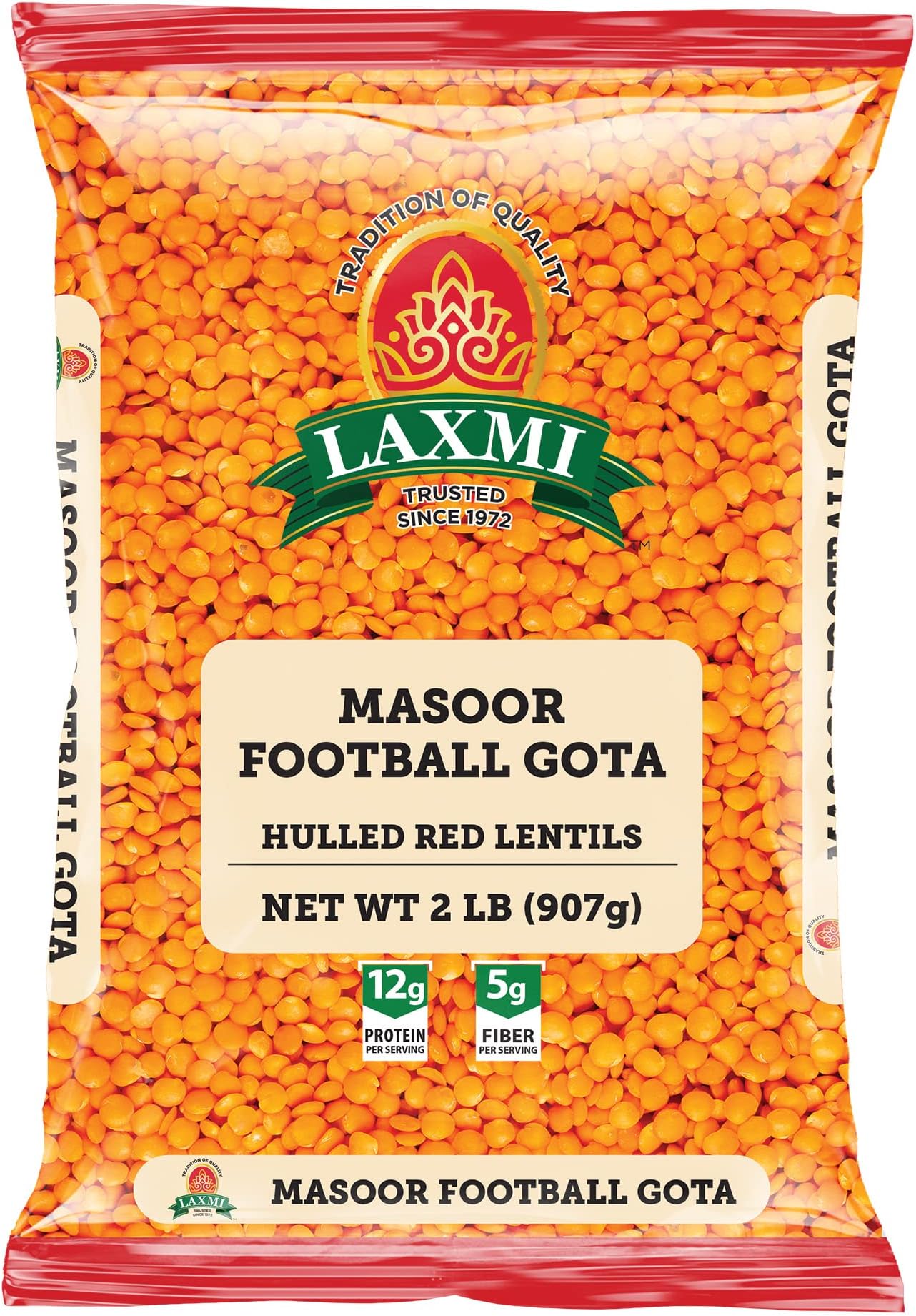 Amazon.com : Laxmi Traditional Indian Yellow Split Peas - 4lb Bag ...