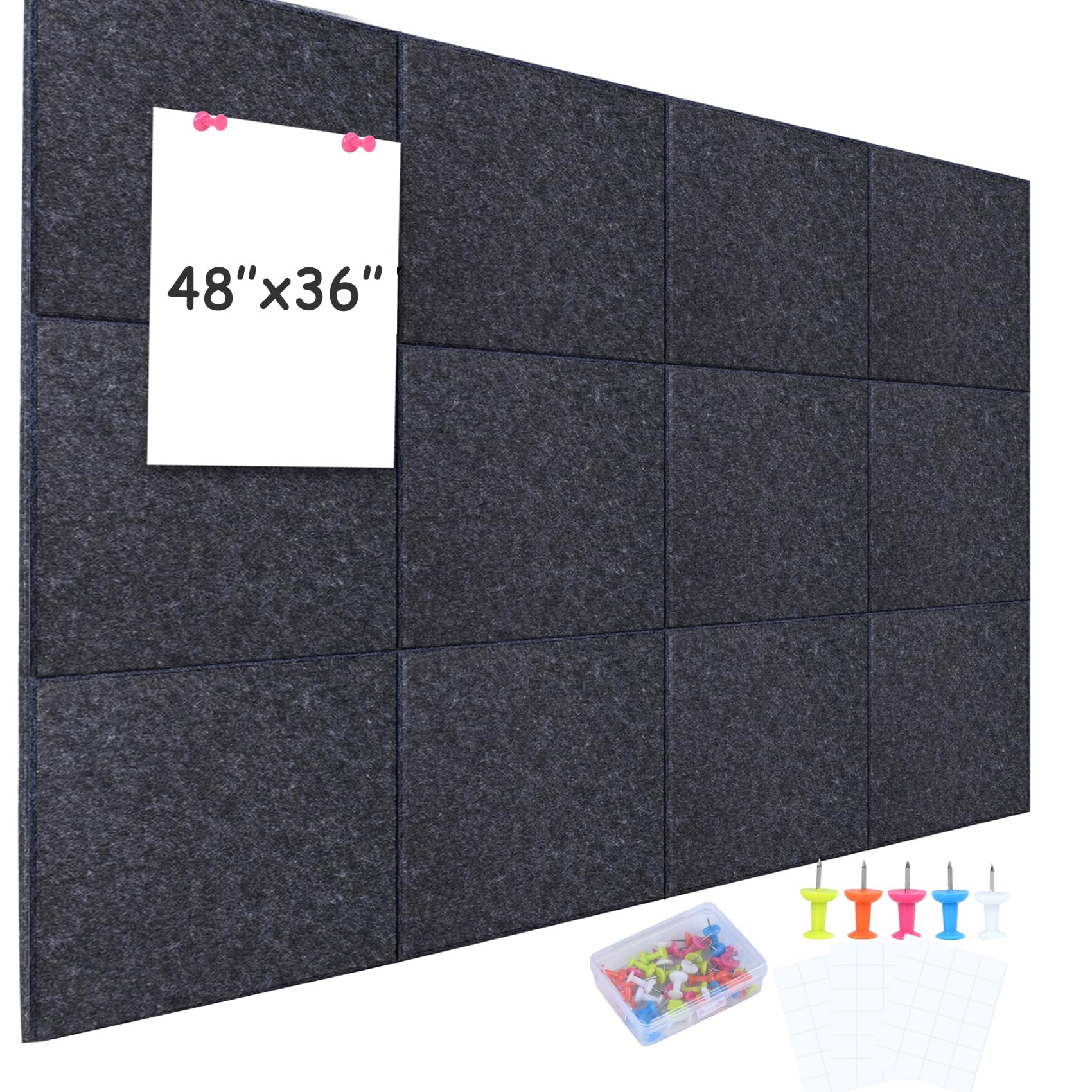 Felt Board Large Cork Board For Walls 20 Push Pins Bulletin Jamaica ...