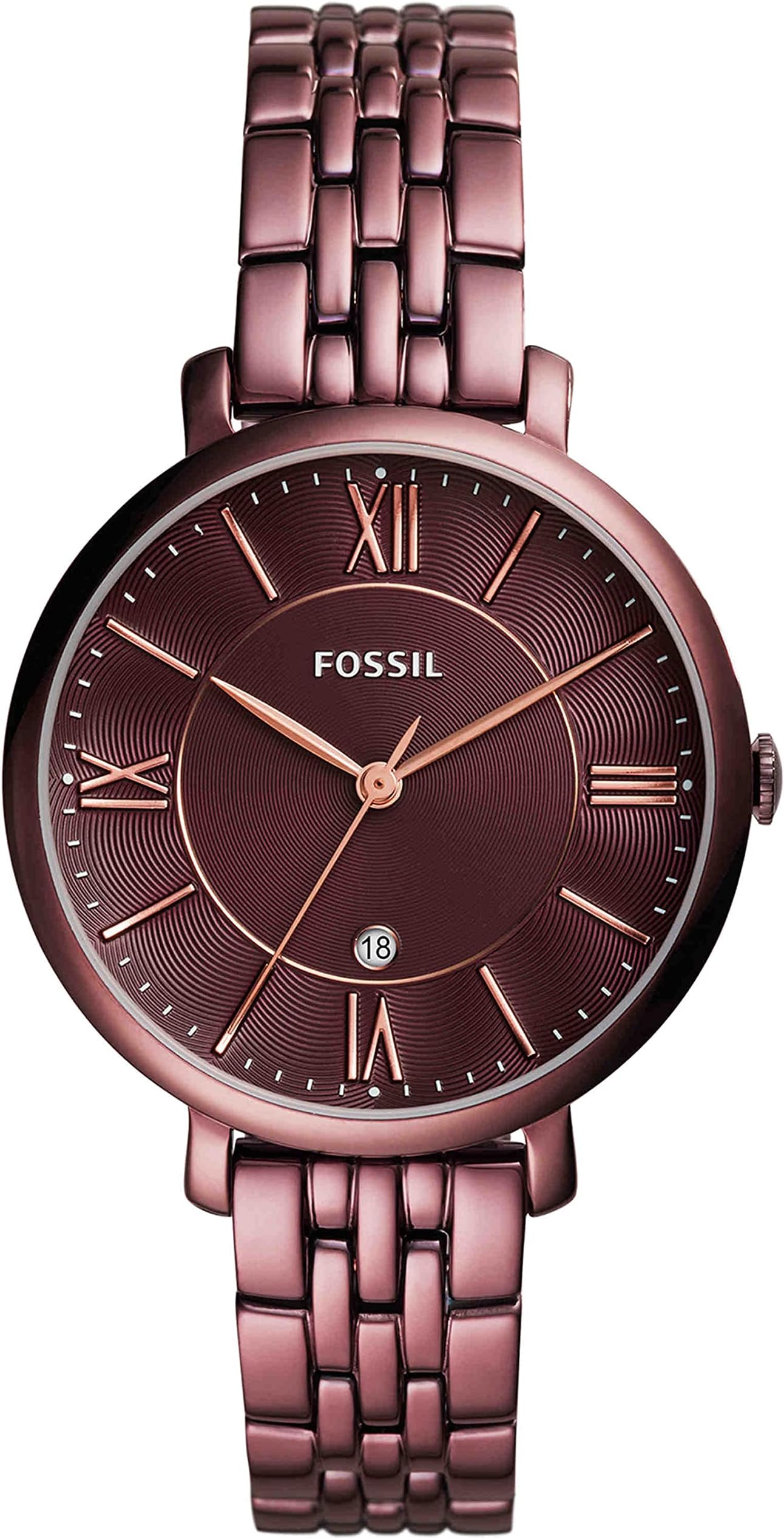 Fossil Jacqueline Analog Brown Dial Women's Watch-ES4100 : Fossil ...