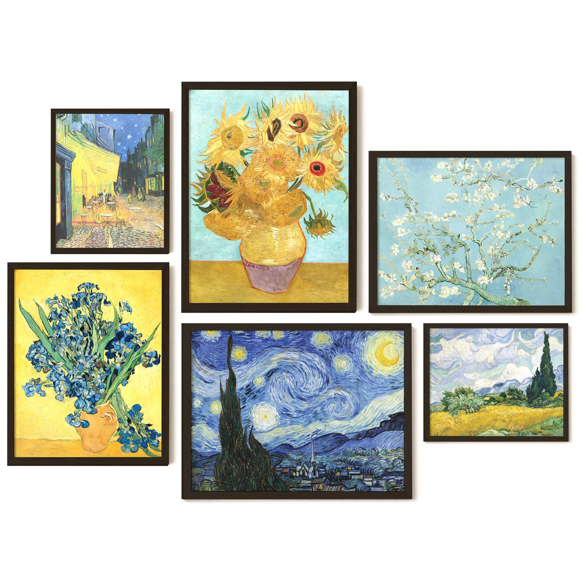 Snapklik.com : EXCOOL CLUB Vincent Van Gogh Wall Art Prints - 12x16 ...