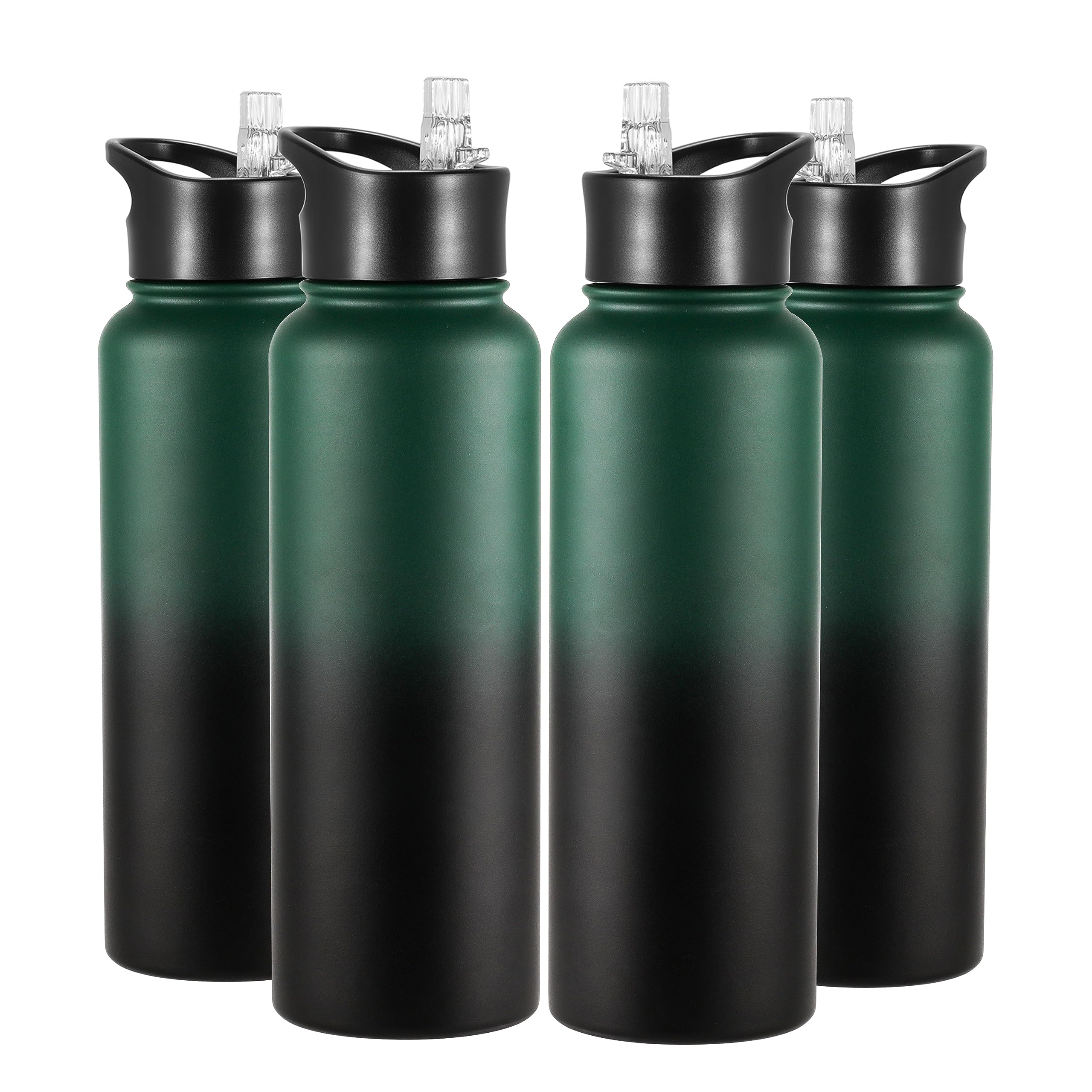 Amazon.com: VEGOND 40 oz Insulated Water Bottle Bulk Stainless Steel ...