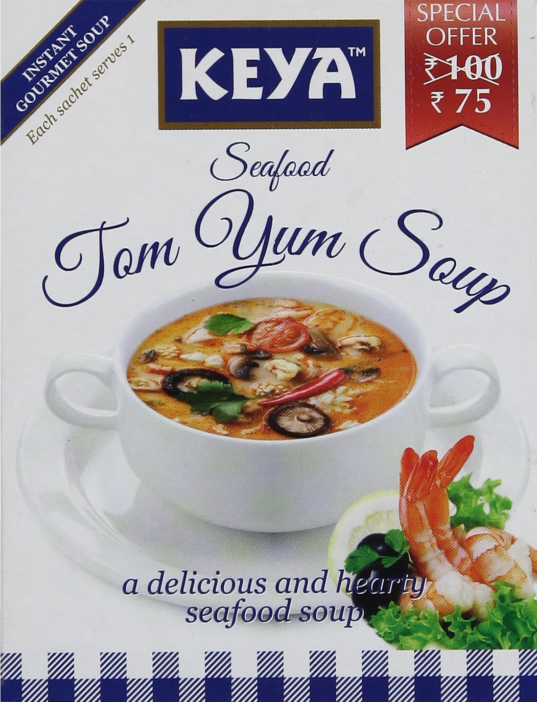 Keya Instant Soup, Tom Yum Seafood, 66g (Value Pack) : Amazon.in ...