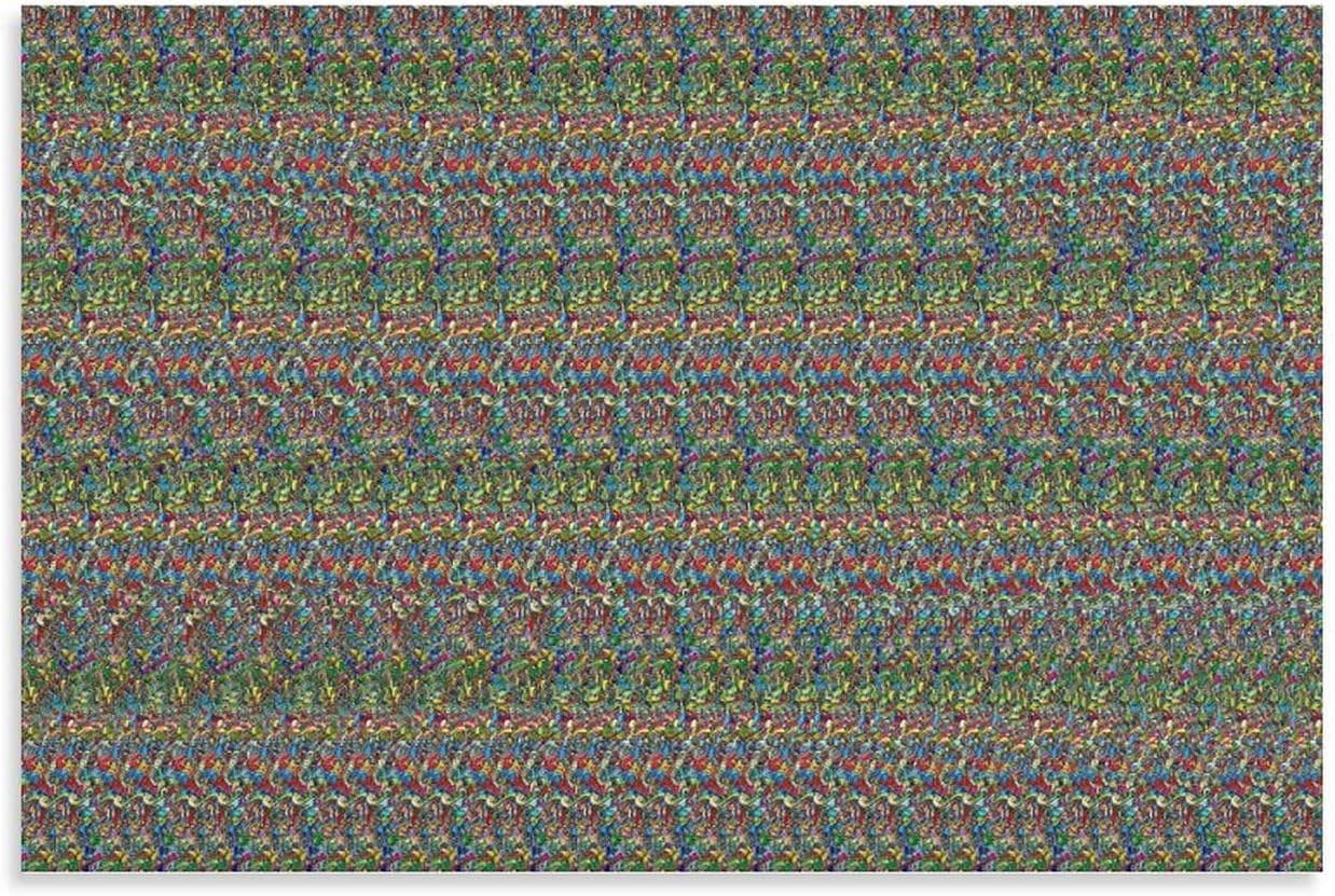 Amazon.com: Use It, Stereogram, Optical Illusion, Wall Art, Home Decor ...