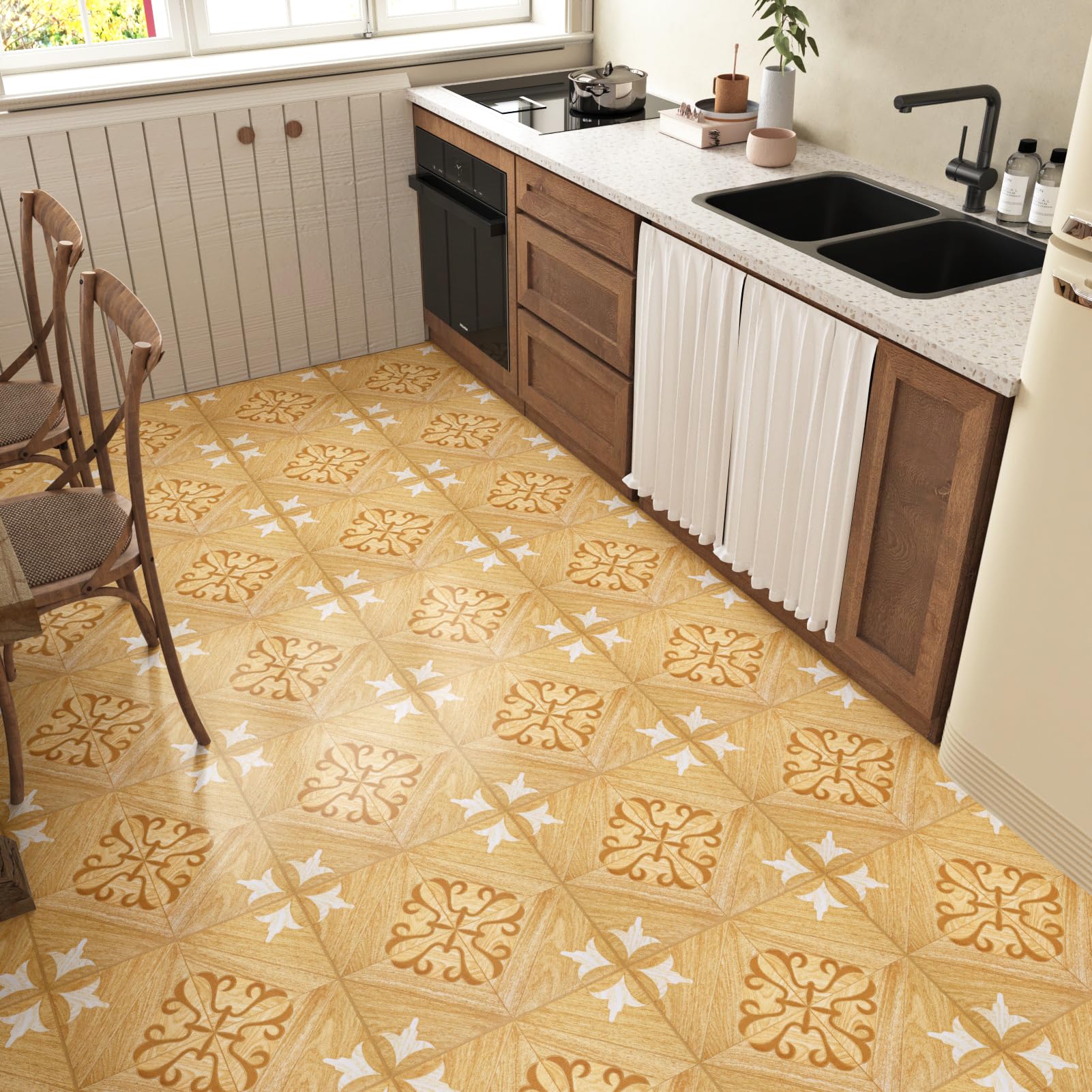 Yellow Floor Tile Wooden Floor Tile Designs For Living Room | Design