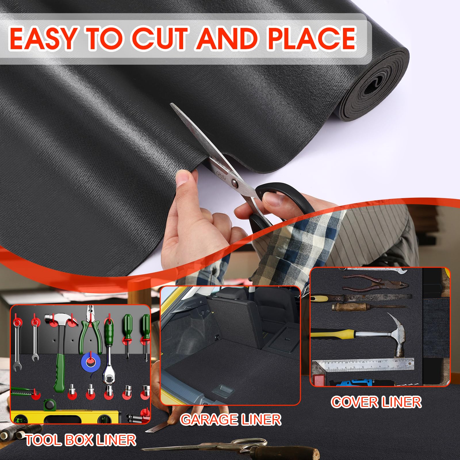 Snapklik.com : Tool Box Liner 1/8 Inch Thick X 24 Inch Wide X 32 Ft ...