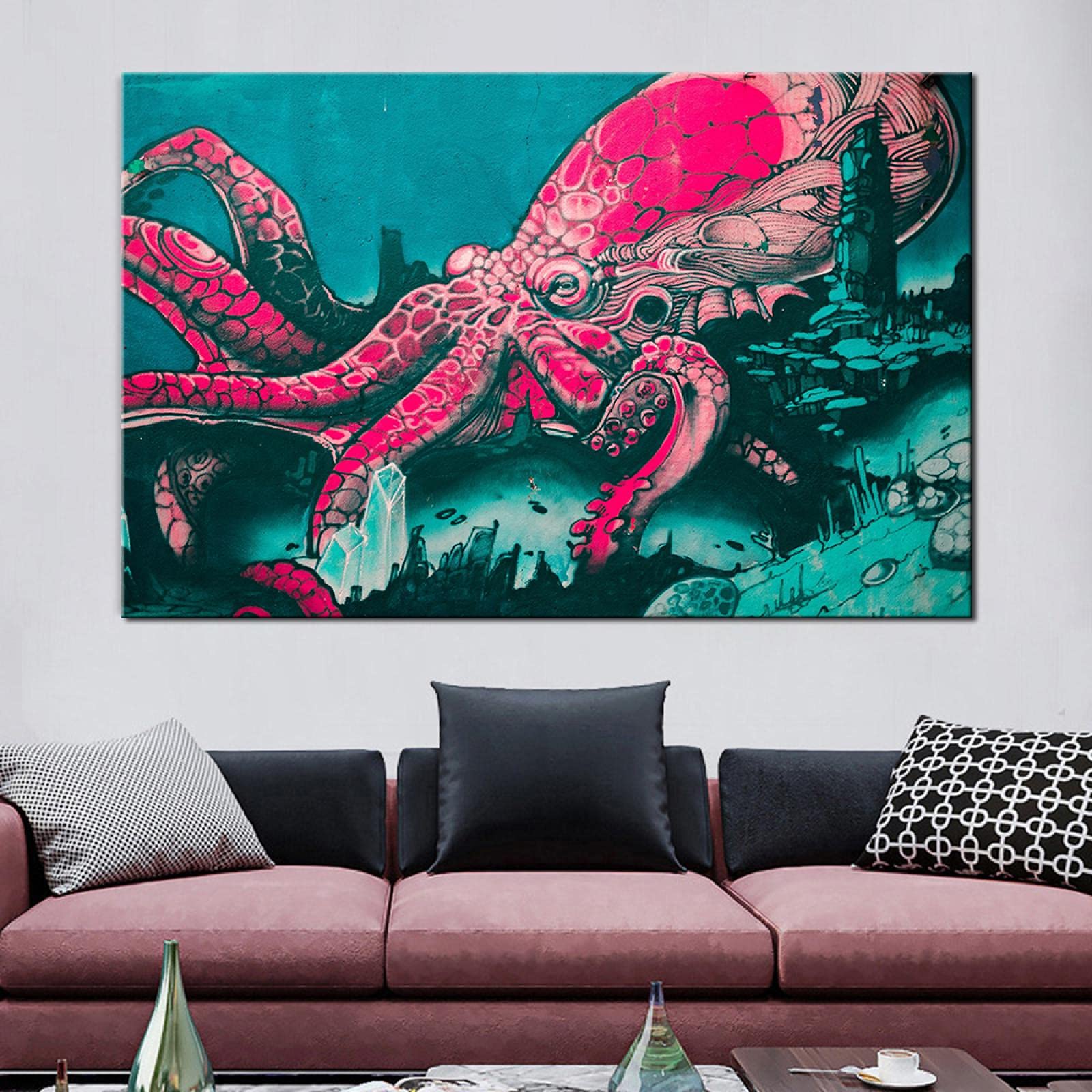 Graffiti Octopus Drawing