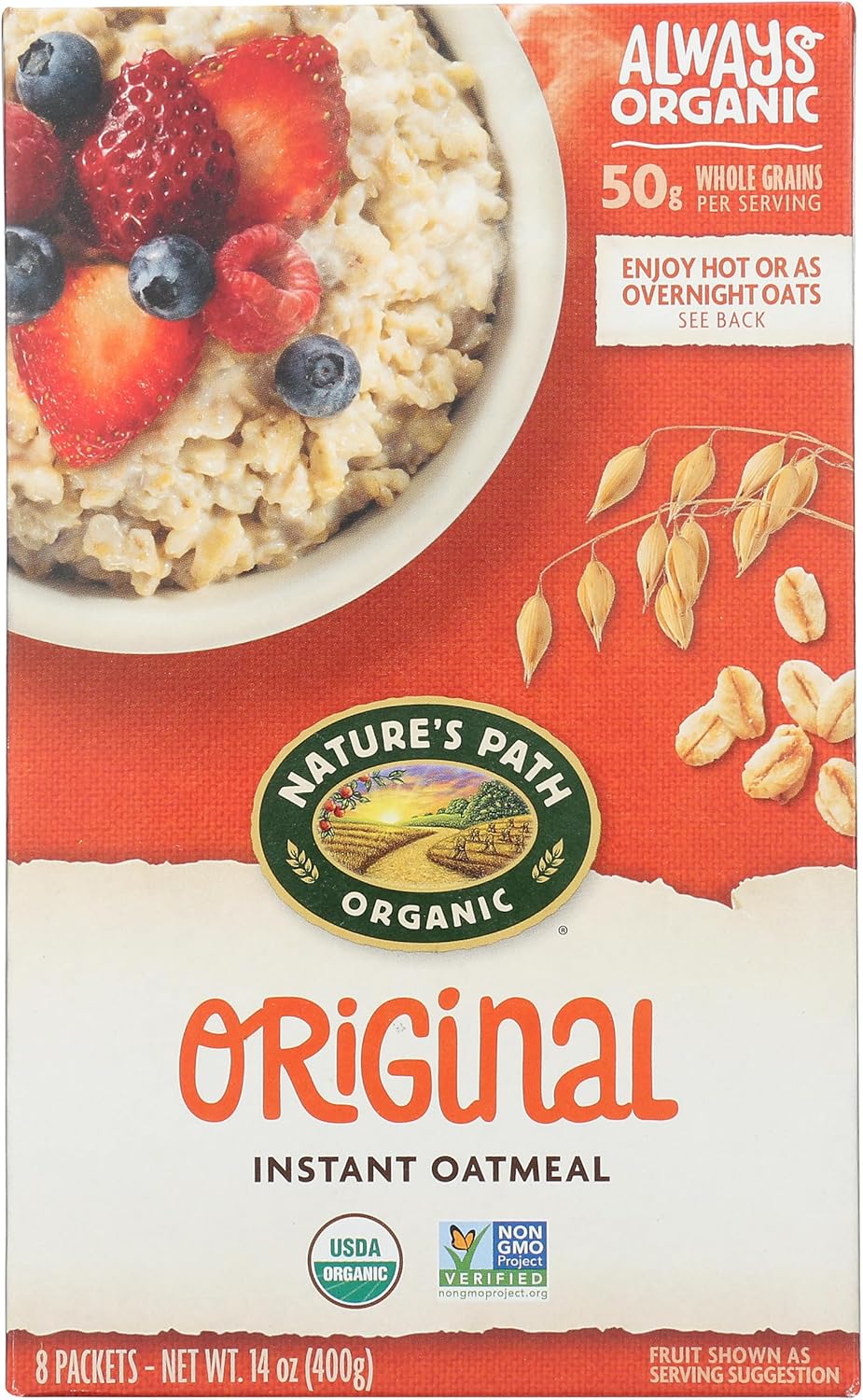 Nature's Path Organic Original Oatmeal 400g Box : Amazon.ca: Grocery ...
