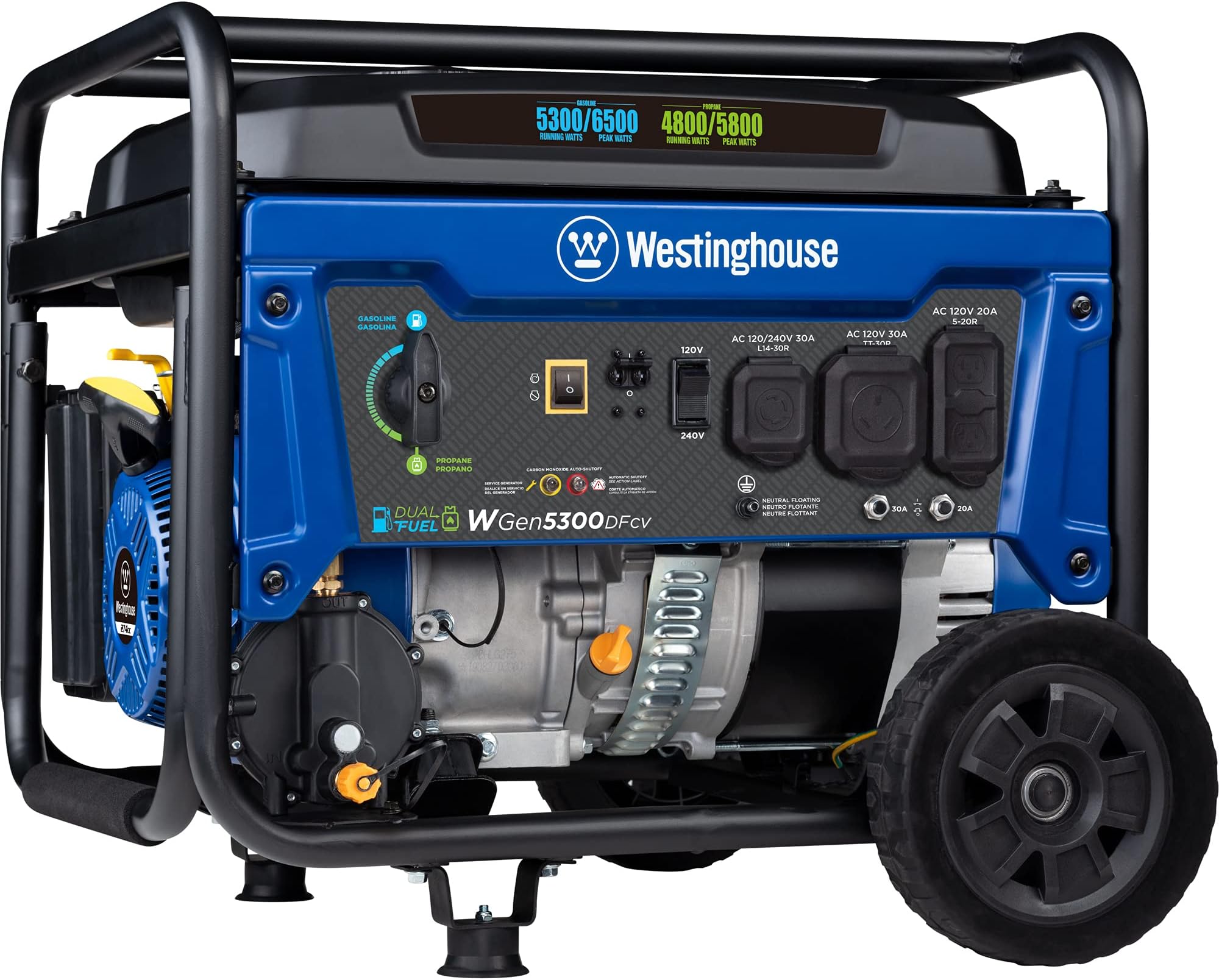 Amazon.com : Briggs & Stratton ELITE7000 7000W Portable Generator with ...