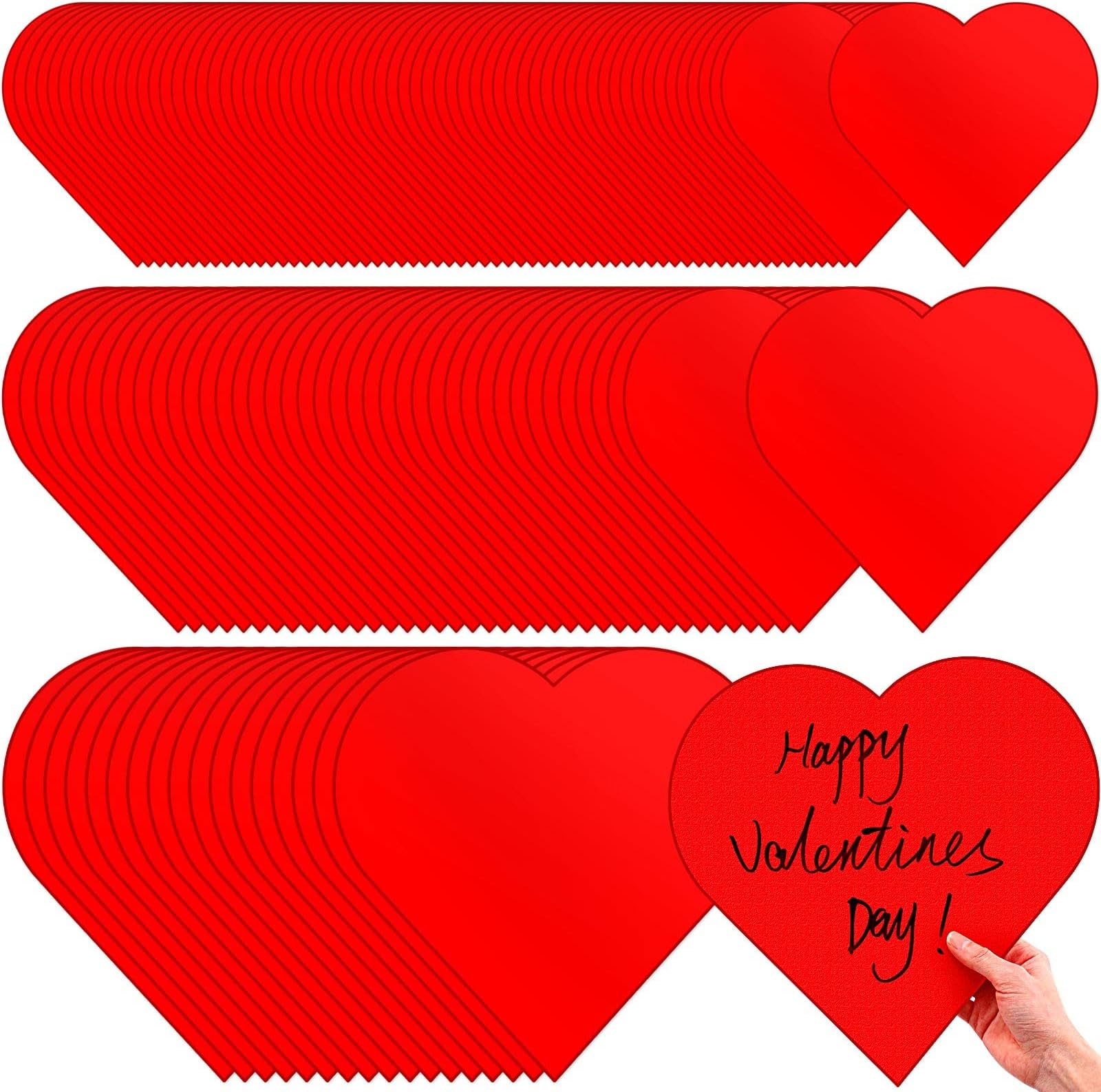 Amazon.com: Lucleag Big Heart Cutouts for Bulletin Board Decorations, 3 ...