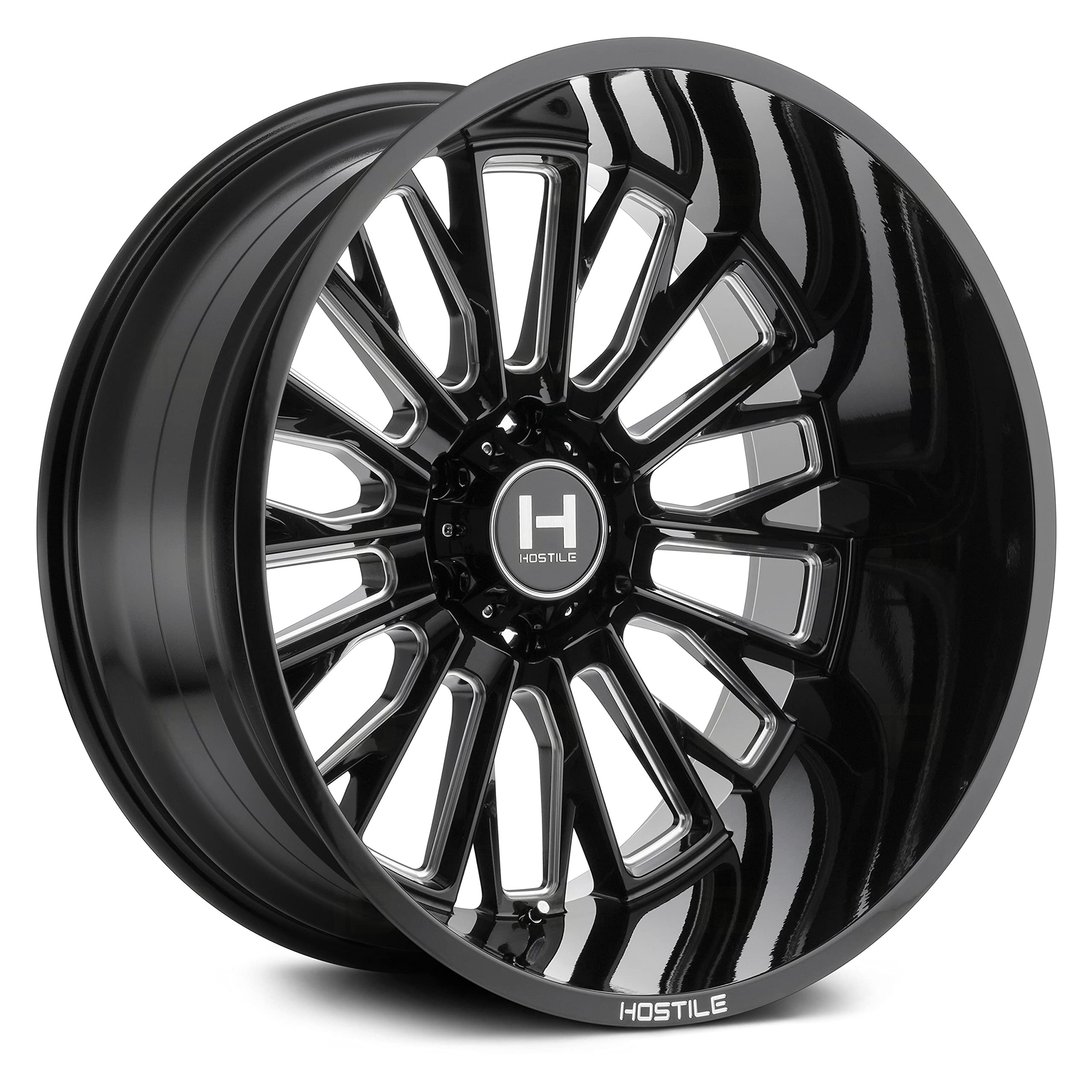 Hostile Hammered Wheels Black
