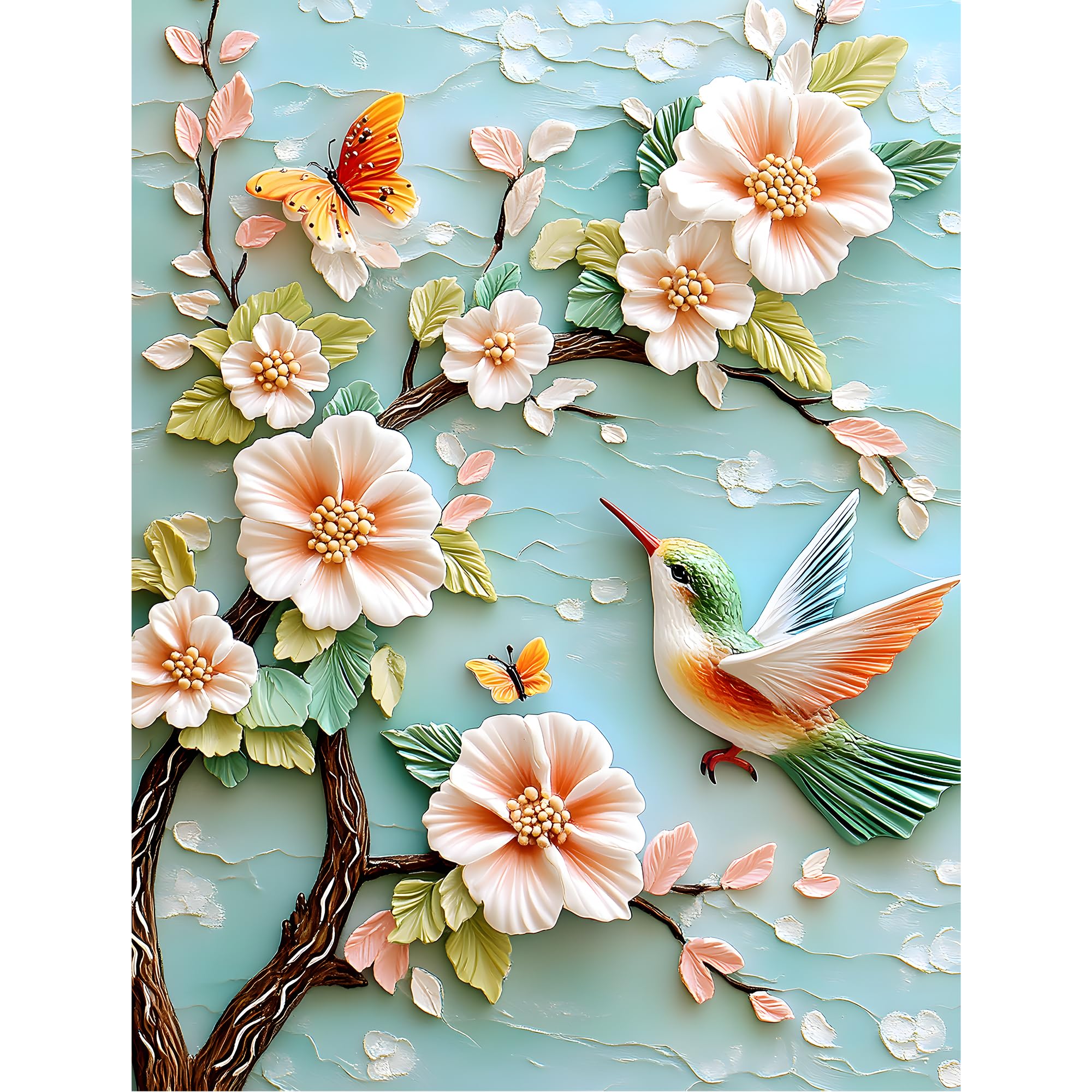 Amazon.com: Puzzles for Adults 1000 Pieces, Flower Bird Puzzle 1000 ...
