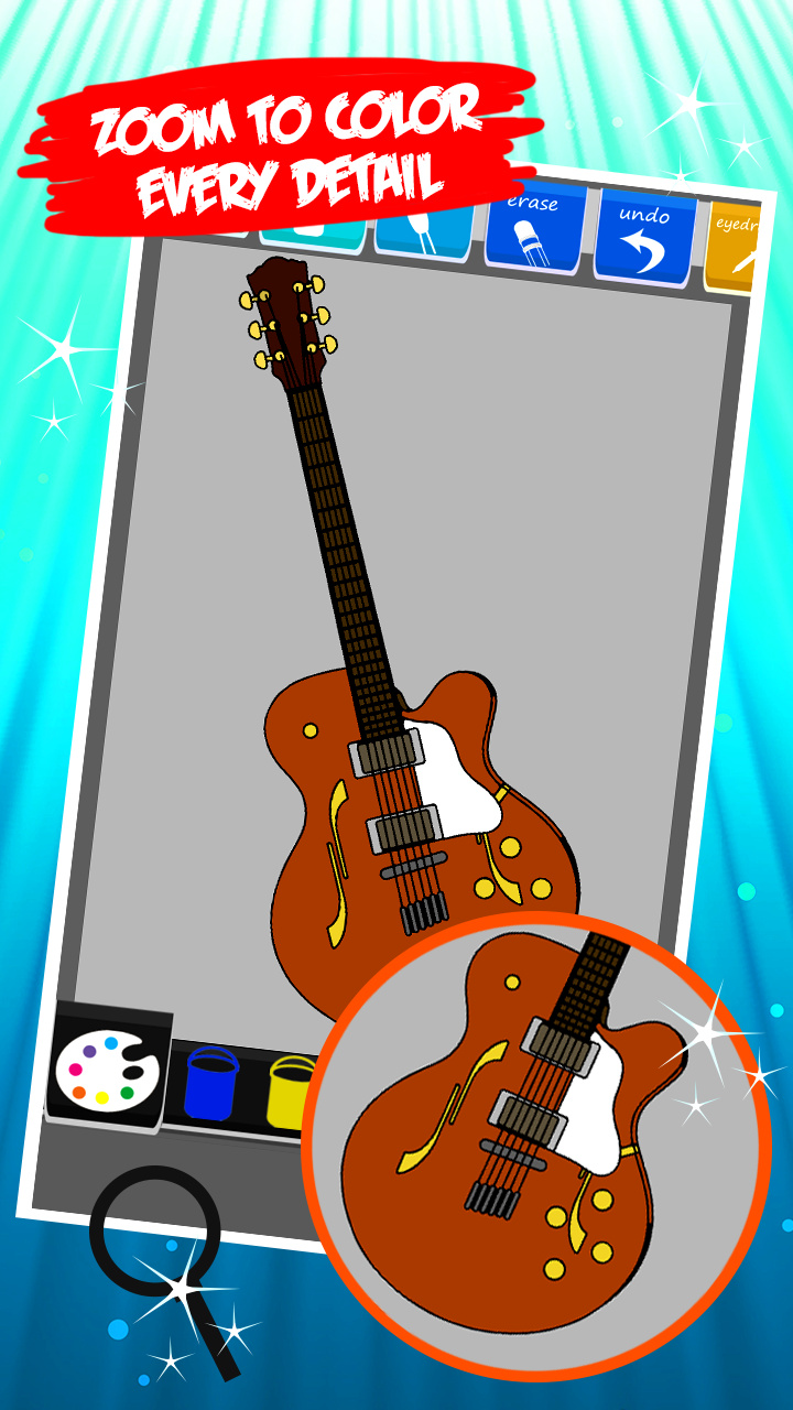 Music Instrument Coloring Book - App on Amazon Appstore