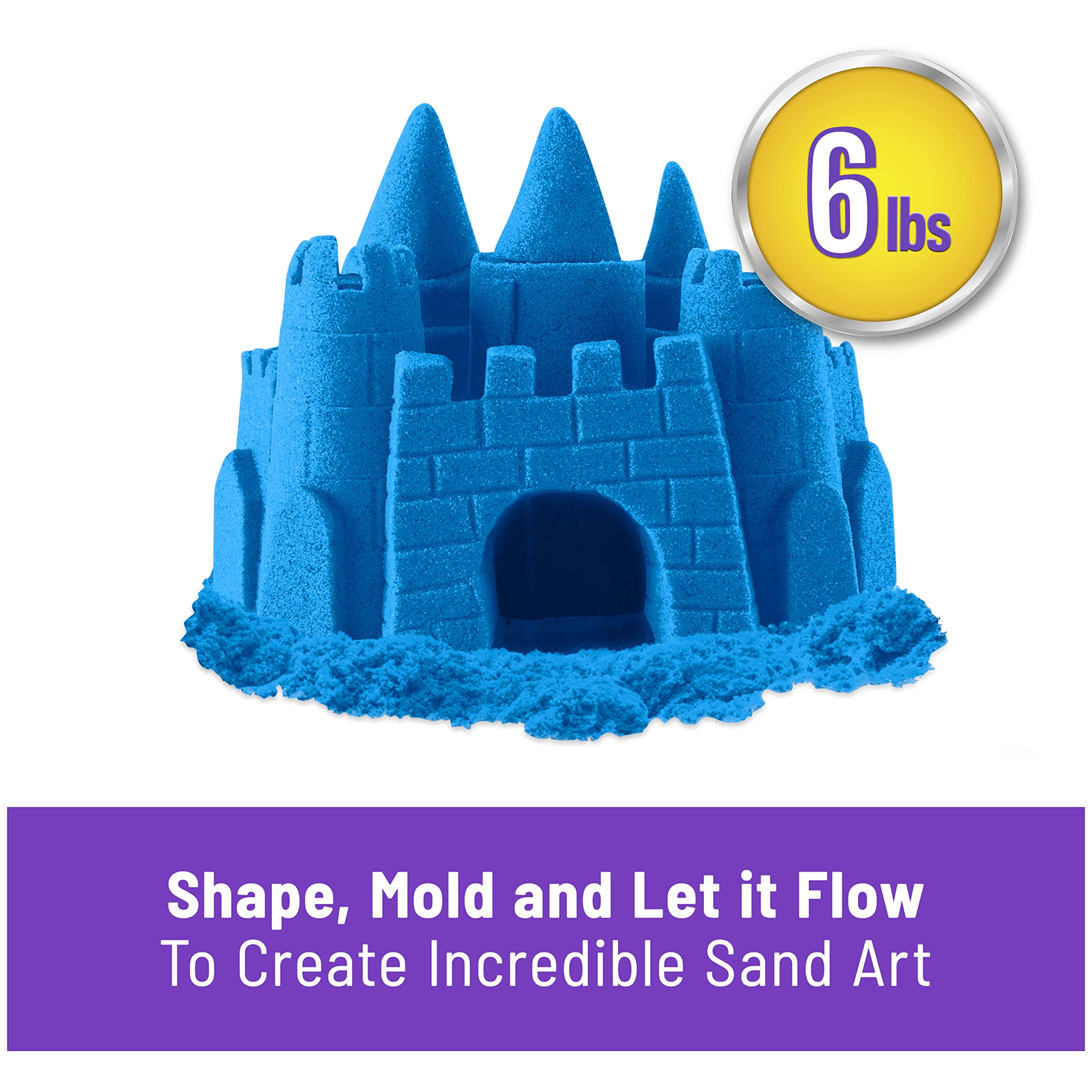Snapklik.com : Kinetic Sand, 6lb Mega Mixin Bag