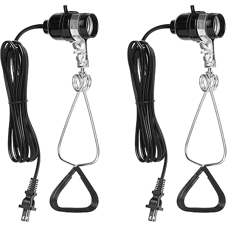 Amazon.com : Simple Deluxe HIWKLTCLAMPSOCKET 1-Pack E26 Clamp Light ...