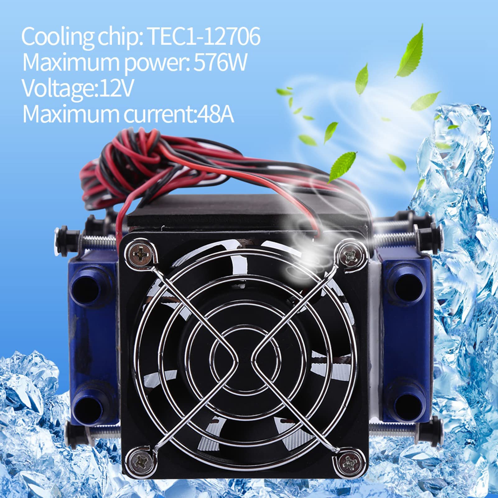 CAIJIEXI 288W Thermoelectric Peltier Cooler DC12V Semiconductor DIY Kit ...