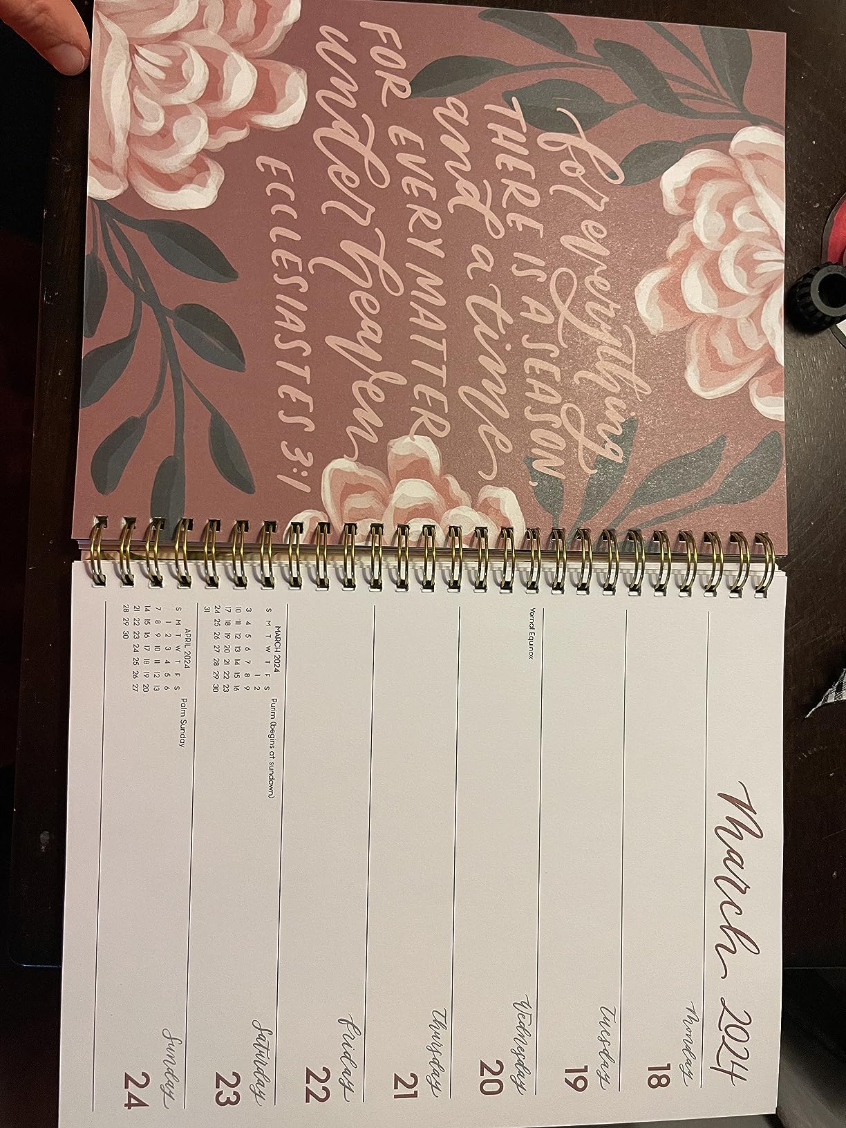 Amazon.com: Scriptures and Florals 16-Month 2023-2024 Weekly/Monthly ...