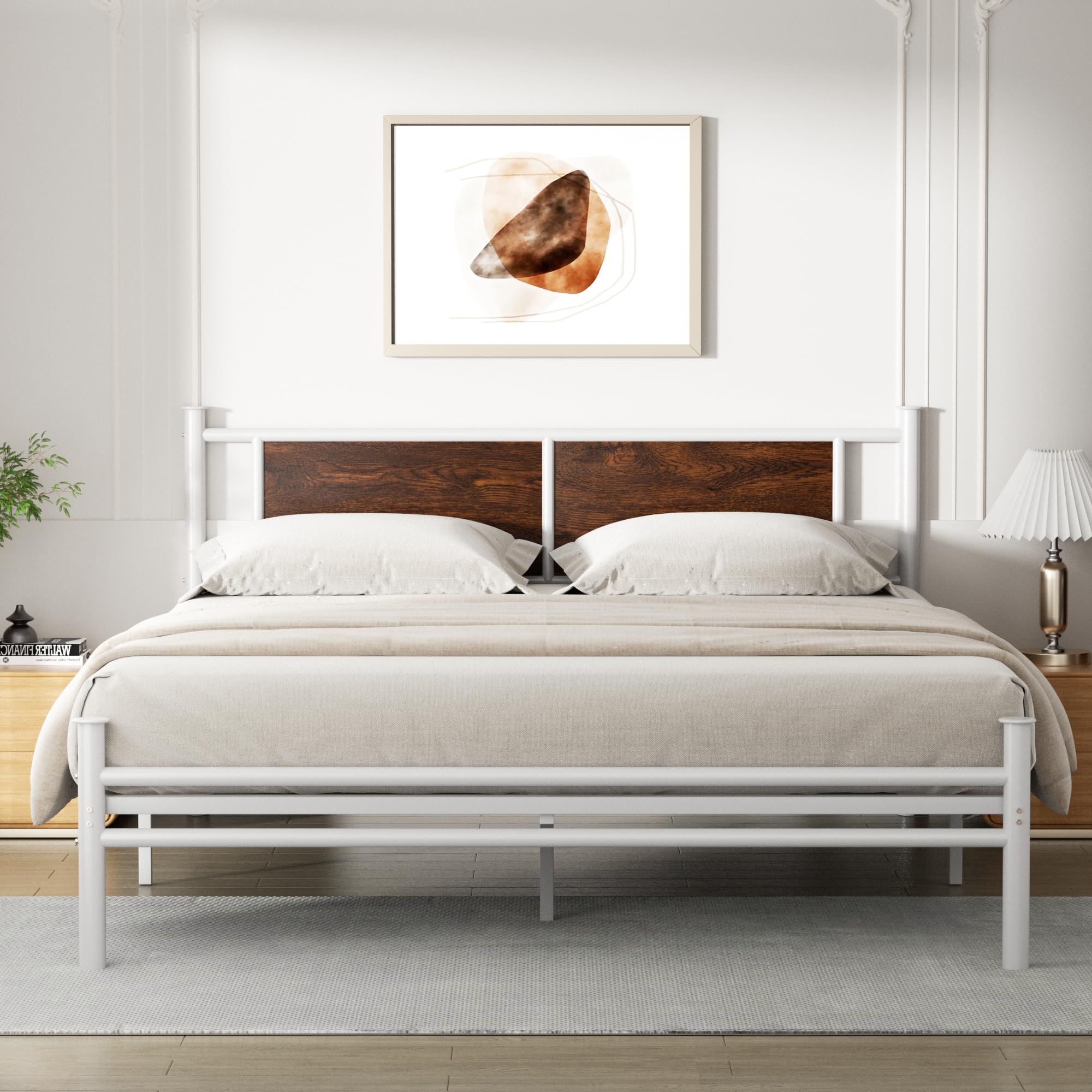 Snapklik.com : HAOARA California King Size Bed Frame