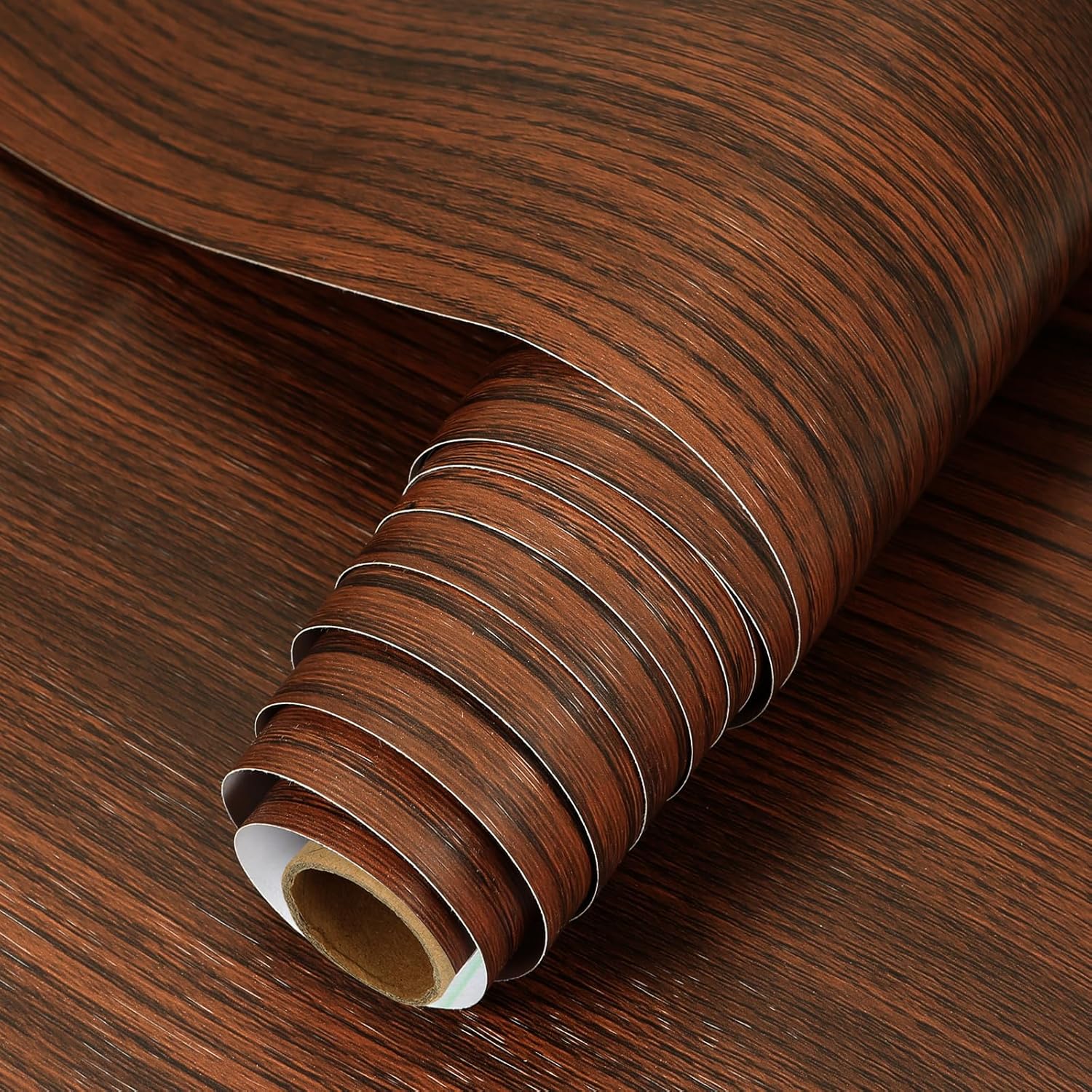 NisZA Black Walnut Wood Colored Contact Paper, Peel and Stick Self ...